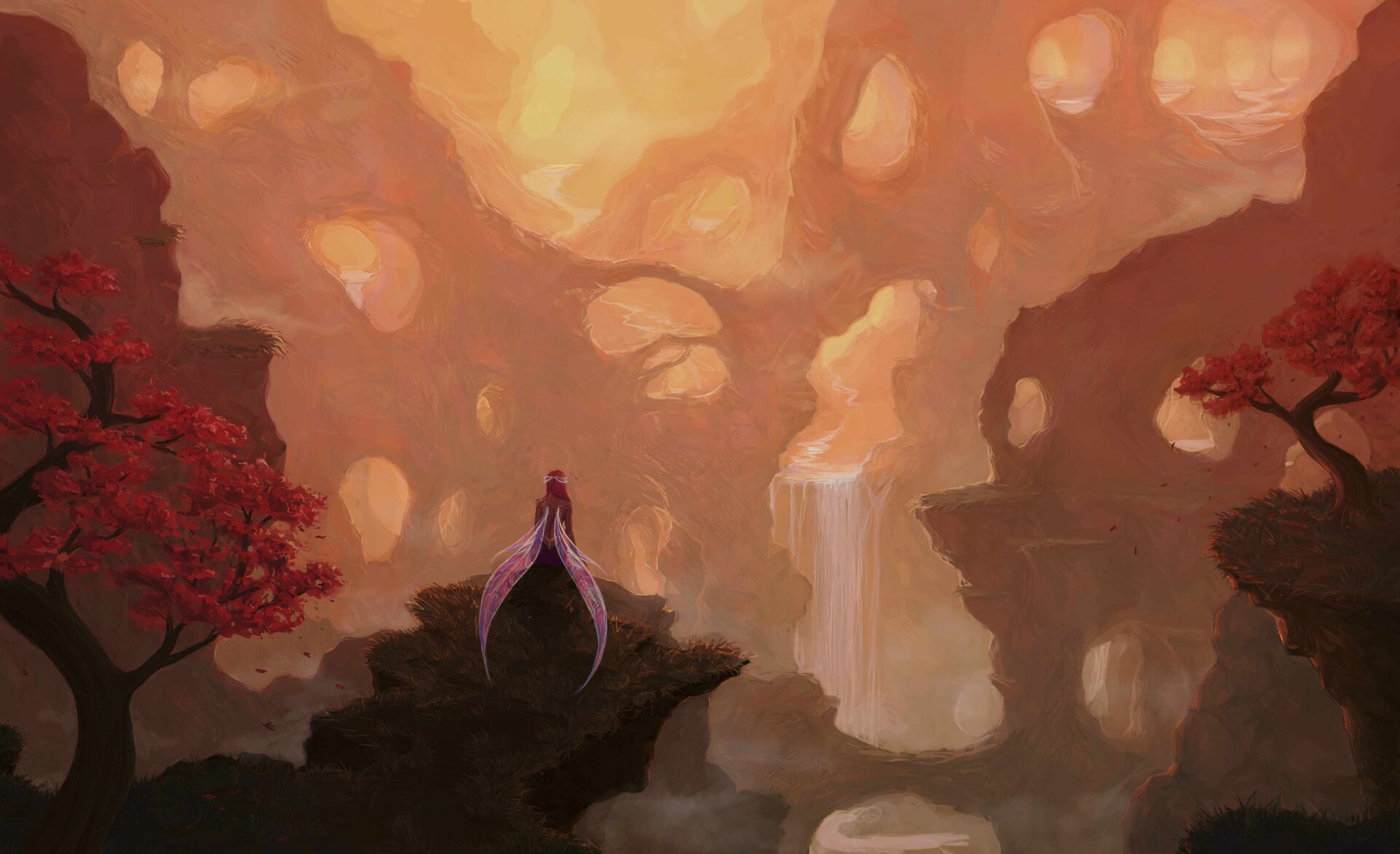 ArtStation - flowing rocks