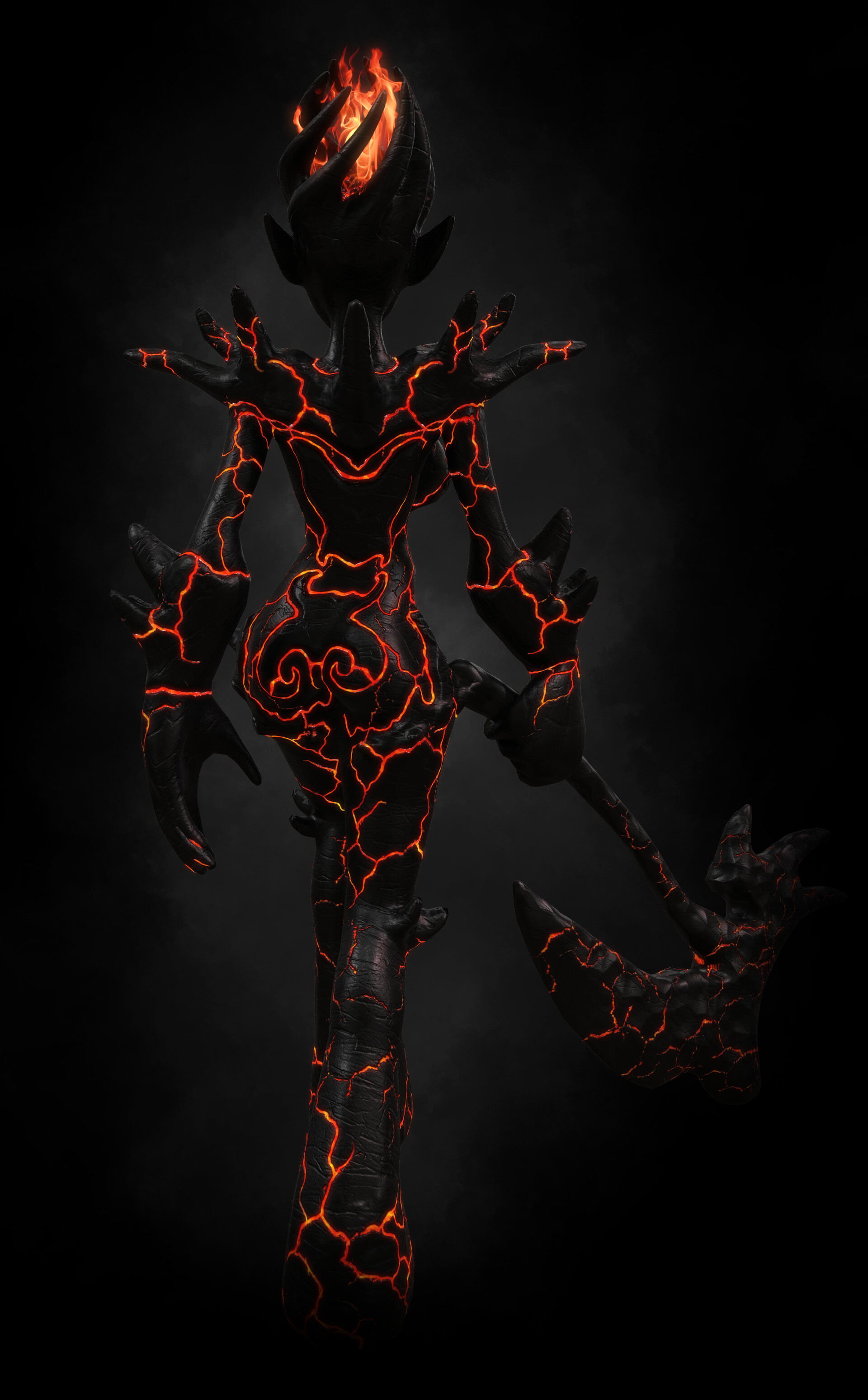 Ina Laatzu Female Fire Elemental