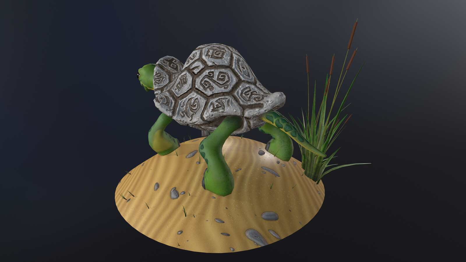 Yurij Tarasov - Rune turtle