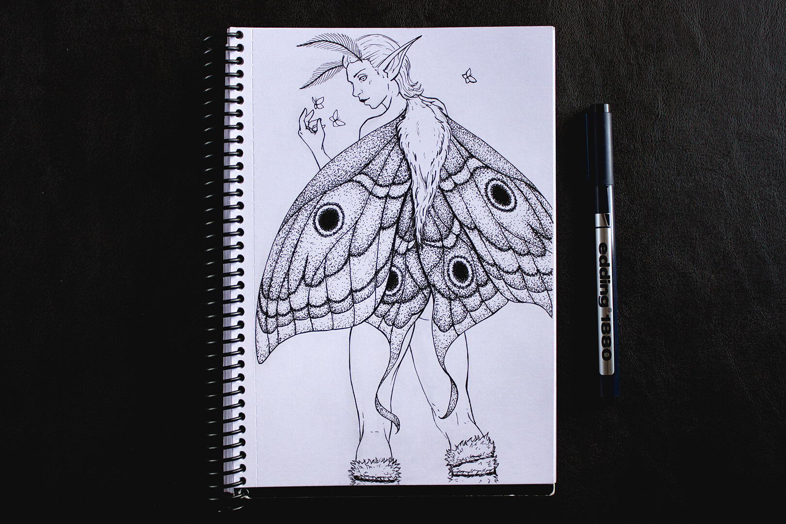 ArtStation - Inktober 2020 - Moth