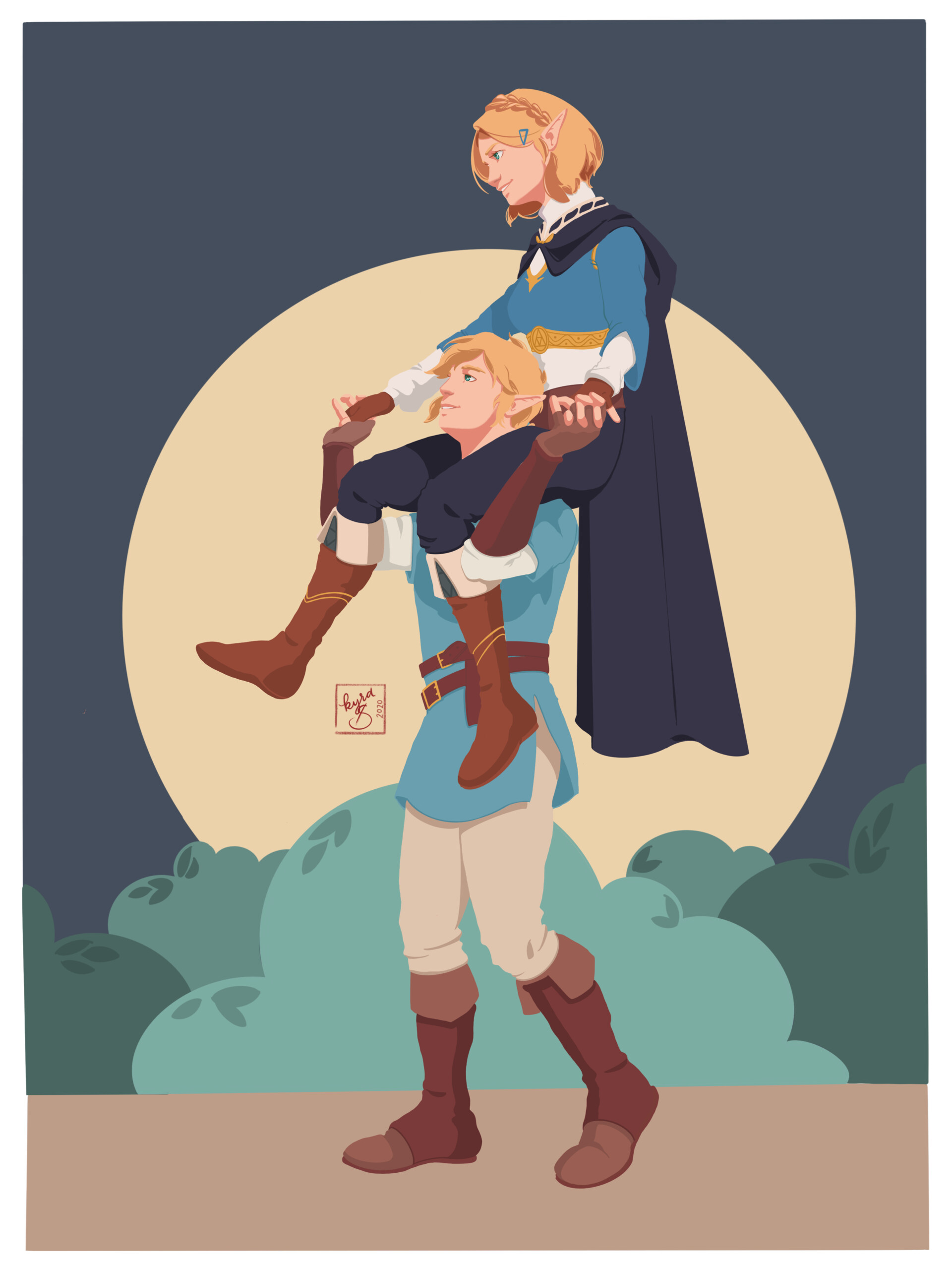 ArtStation - A Midnight Stroll