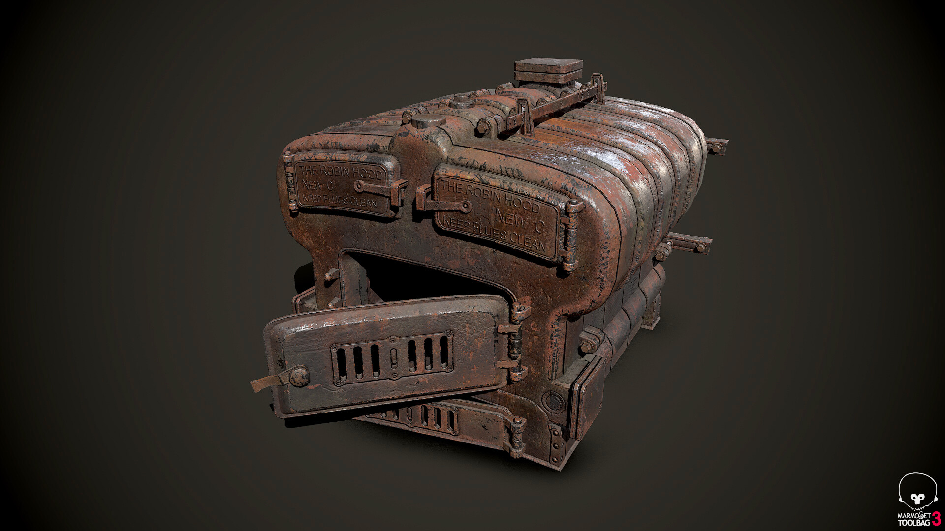 ArtStation - Victorian Boiler Real-time Asset