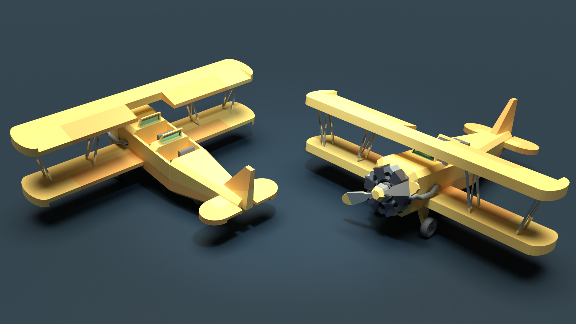 ArtStation - Asset Forge Daily build: Biplane