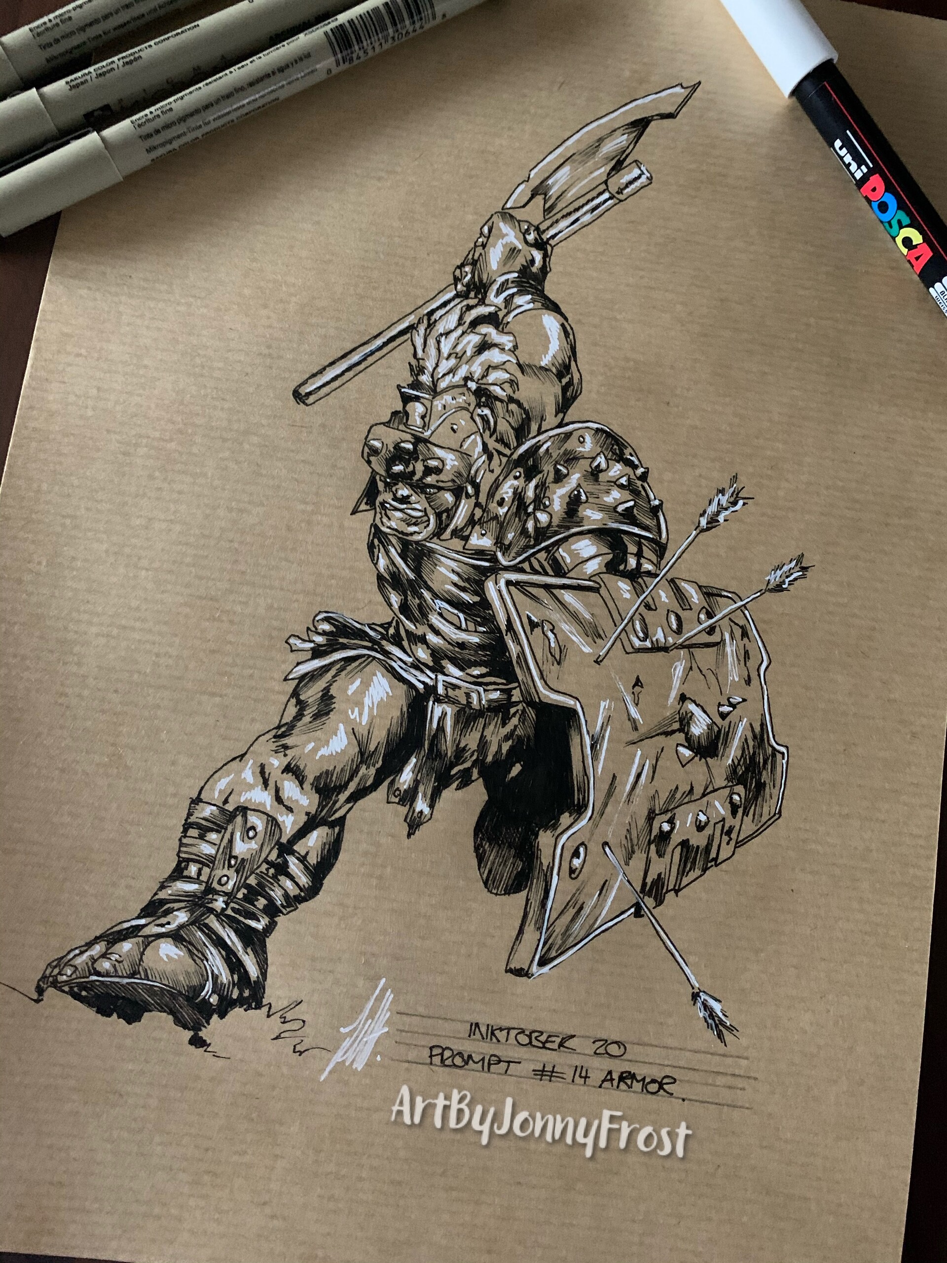 ArtStation - Inktober 20 Prompt #14 Armor