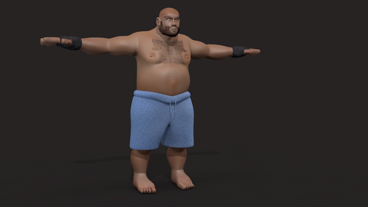 ArtStation - 3D tough Boxer Man model