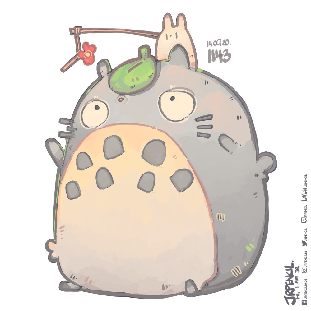 ArtStation - 1143 - Totoro