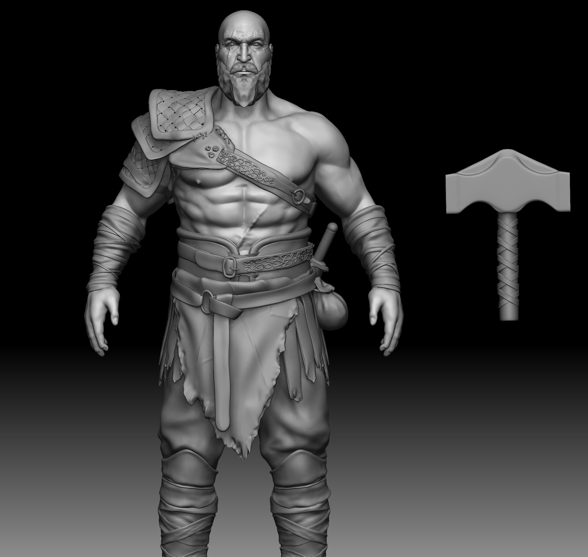 ArtStation - Kratos work in progress