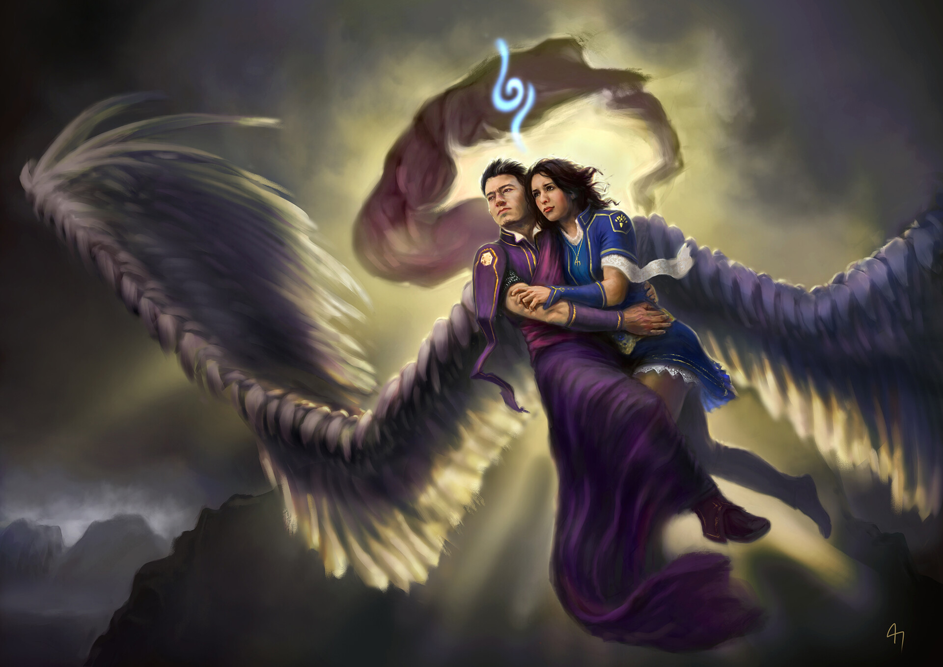 ArtStation - "Omon & Imon" , Angels of Patience & Persistence