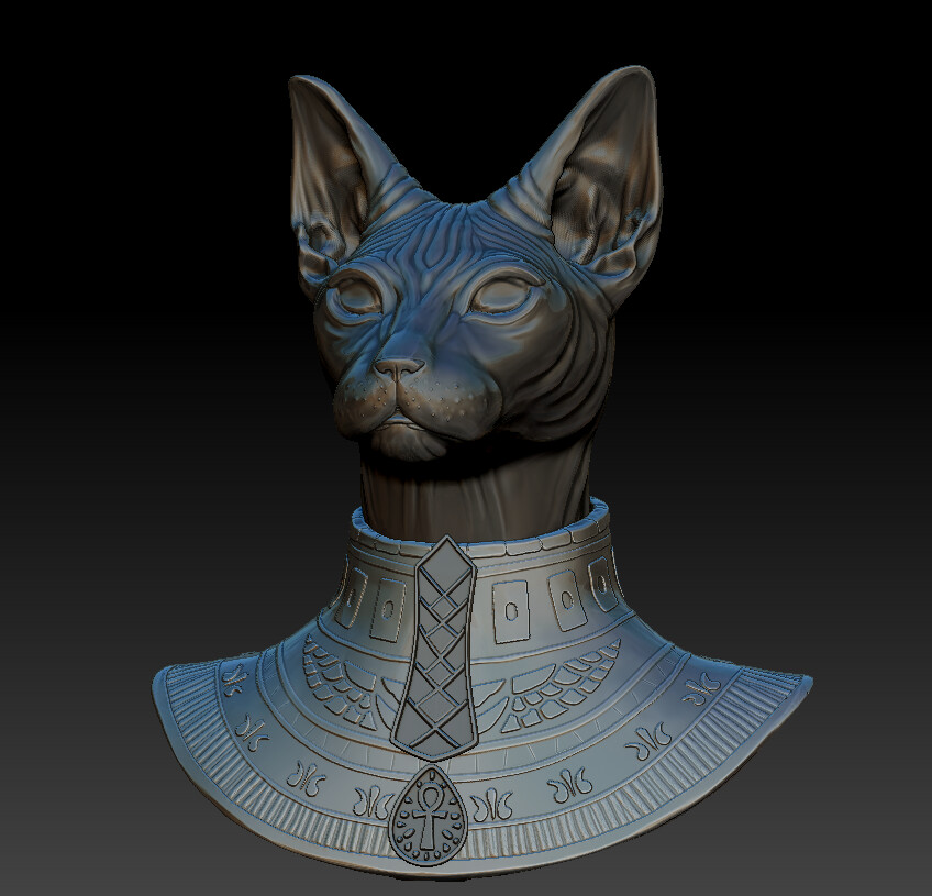 ArtStation - Sphinx Cat