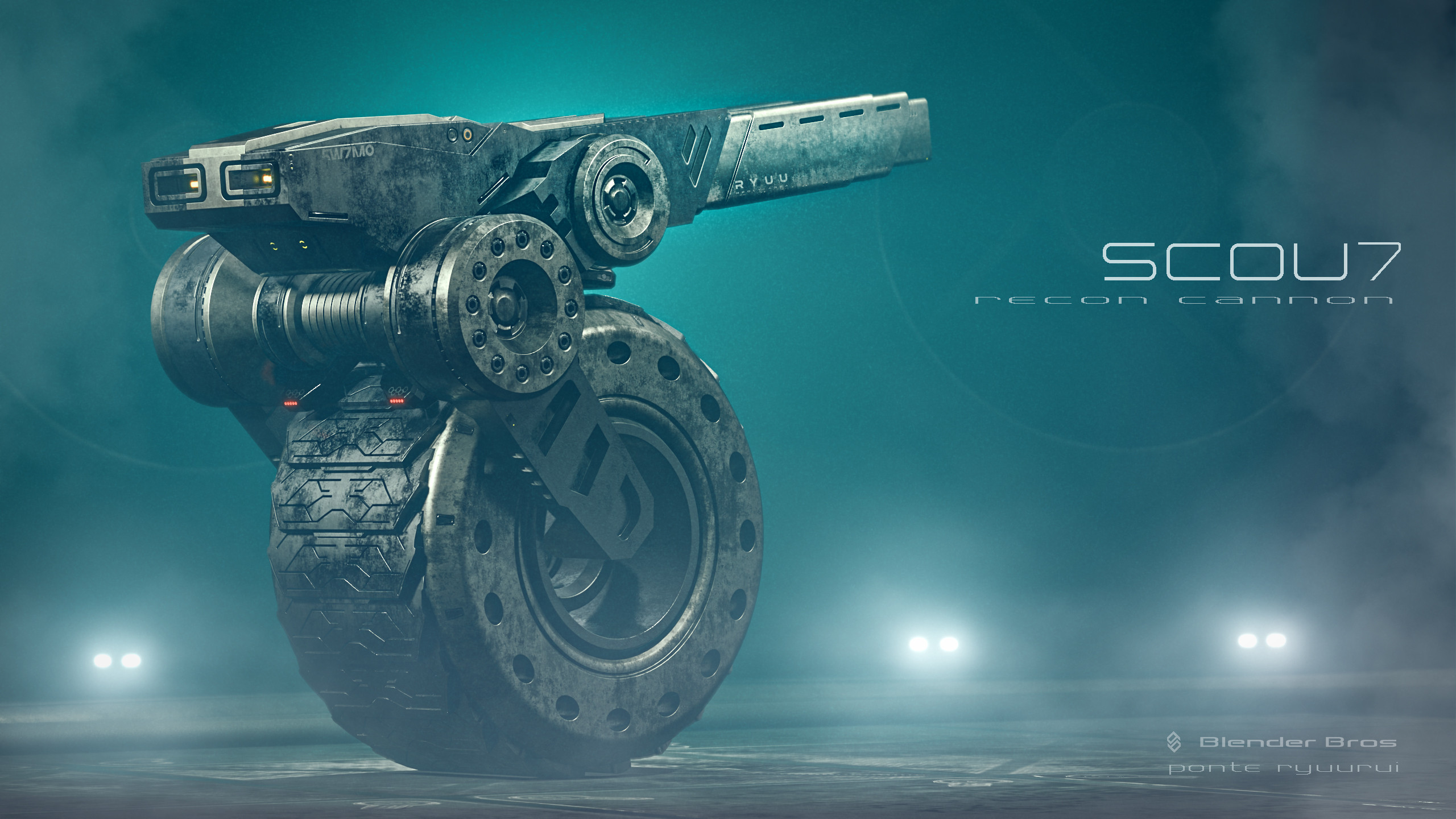 Ponte Ryuurui - SCOU7 - scifi concept cannon
