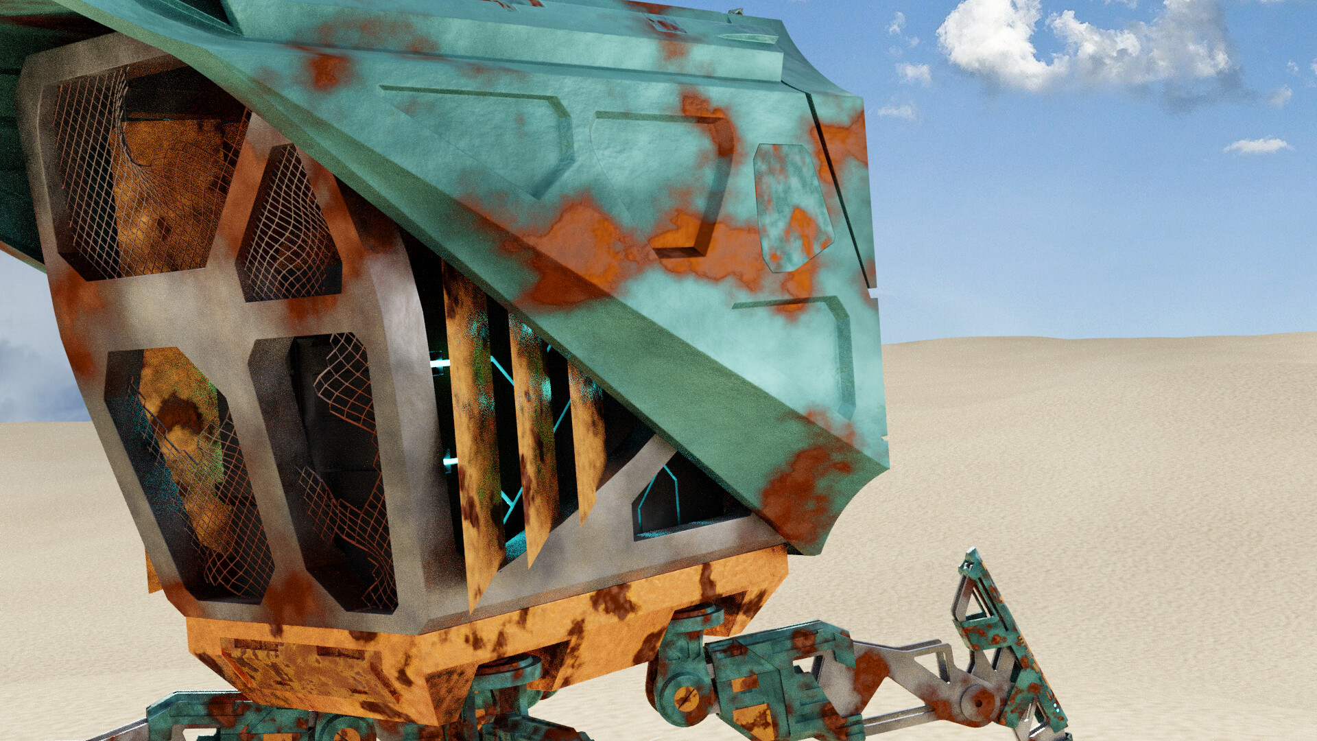 ArtStation - Rusty robot