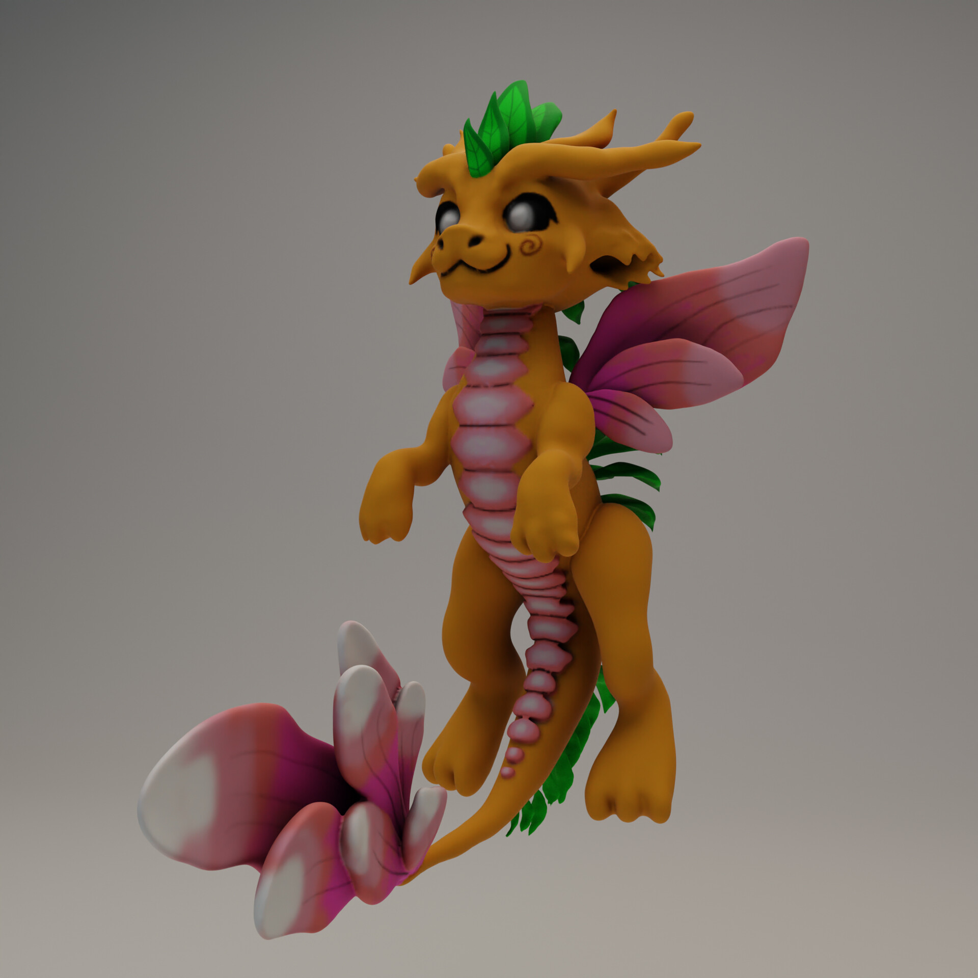 ArtStation - Leaf Dragon