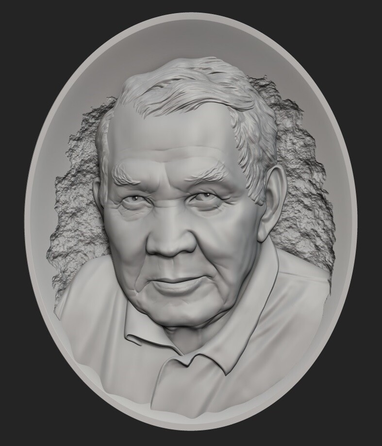 ArtStation - Bas-Reliefs 4 (portraiture)