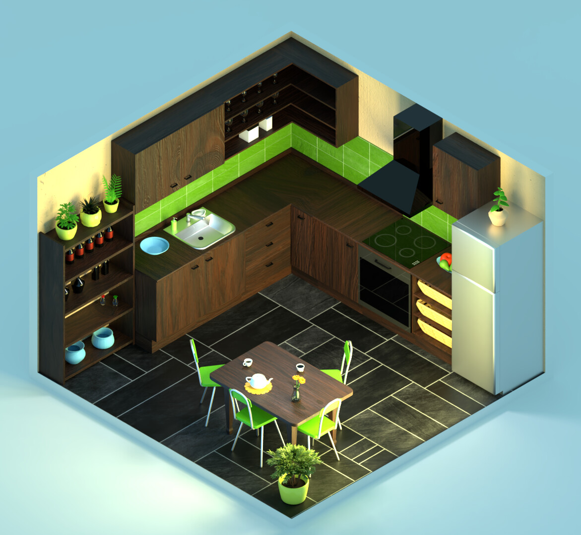 ArtStation - Kitchen