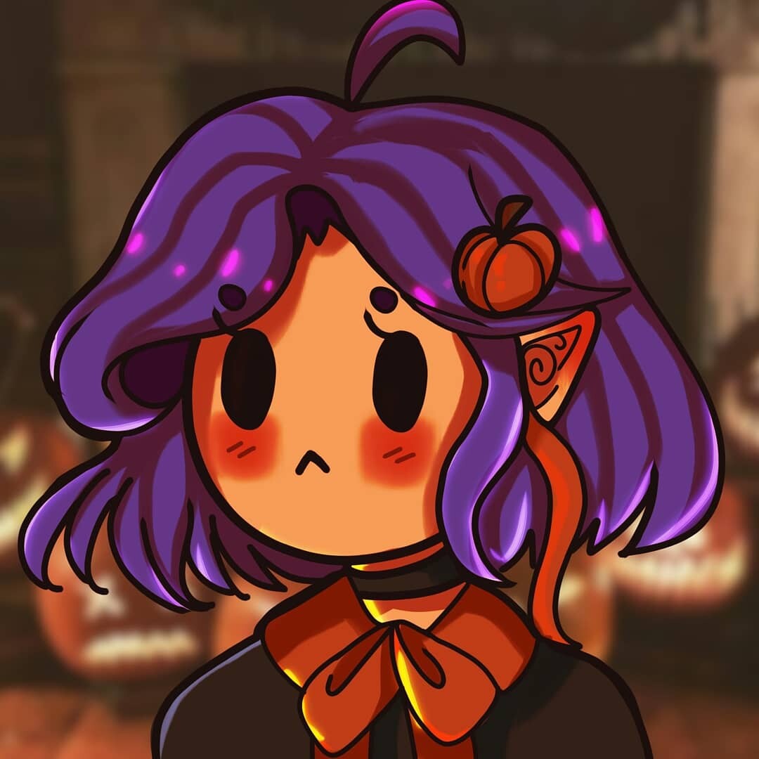 ArtStation - Spooky pumpkin elf