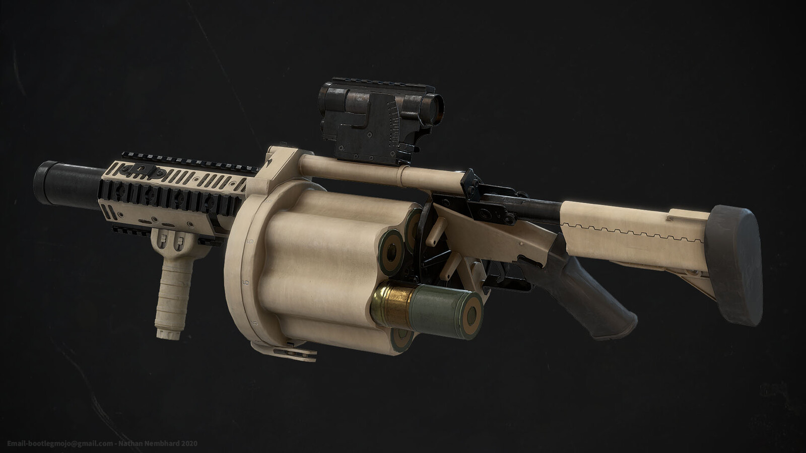 Nathan Nembhard - Milkor M32 Multiple Grenade Launcher