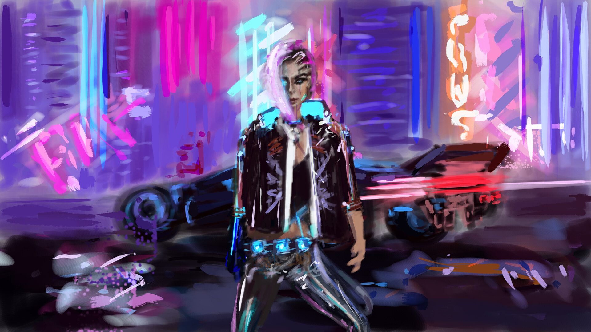 ArtStation - Cyberpunk 2077 Your Night City Illustration