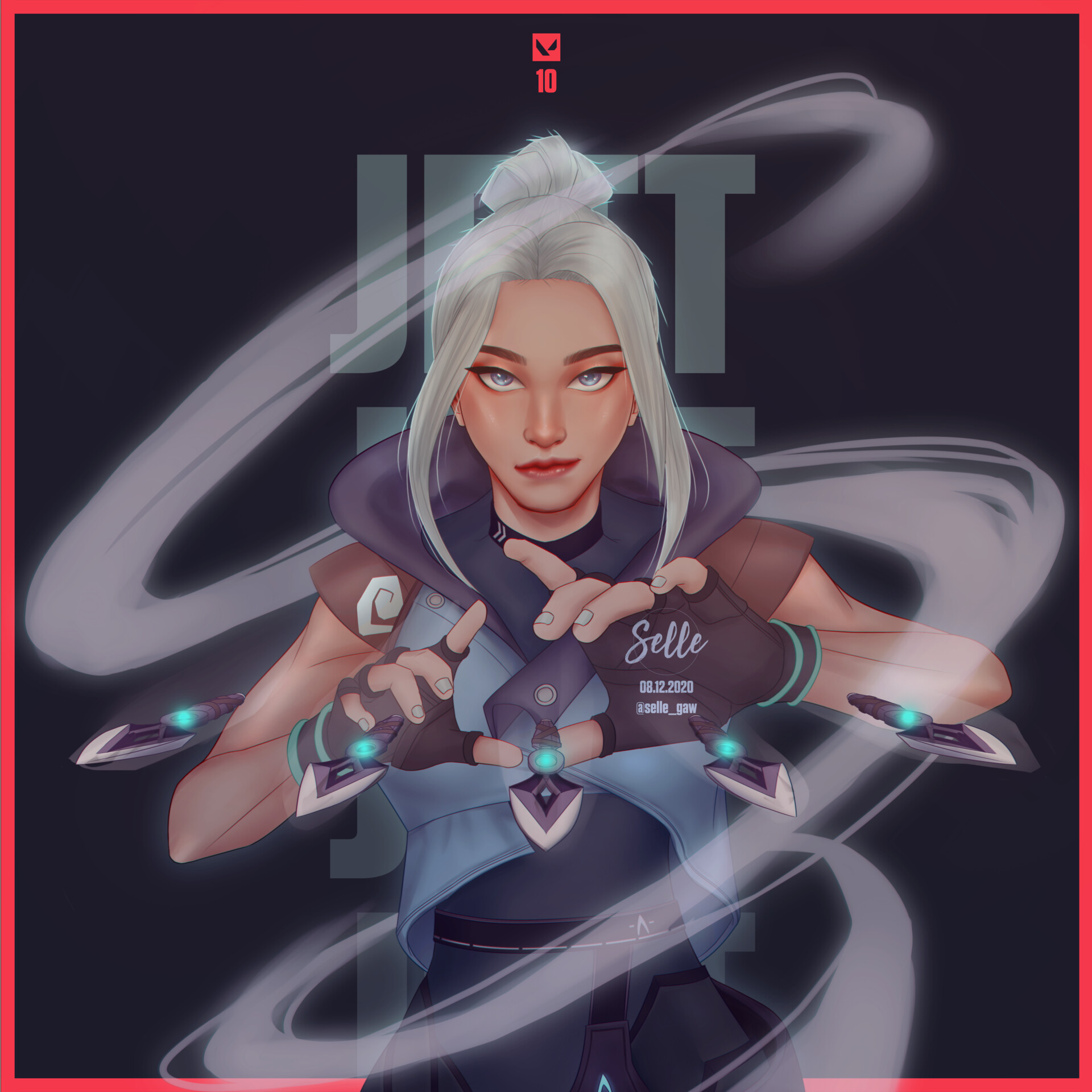 Artstation Valorant Jett Fan Art