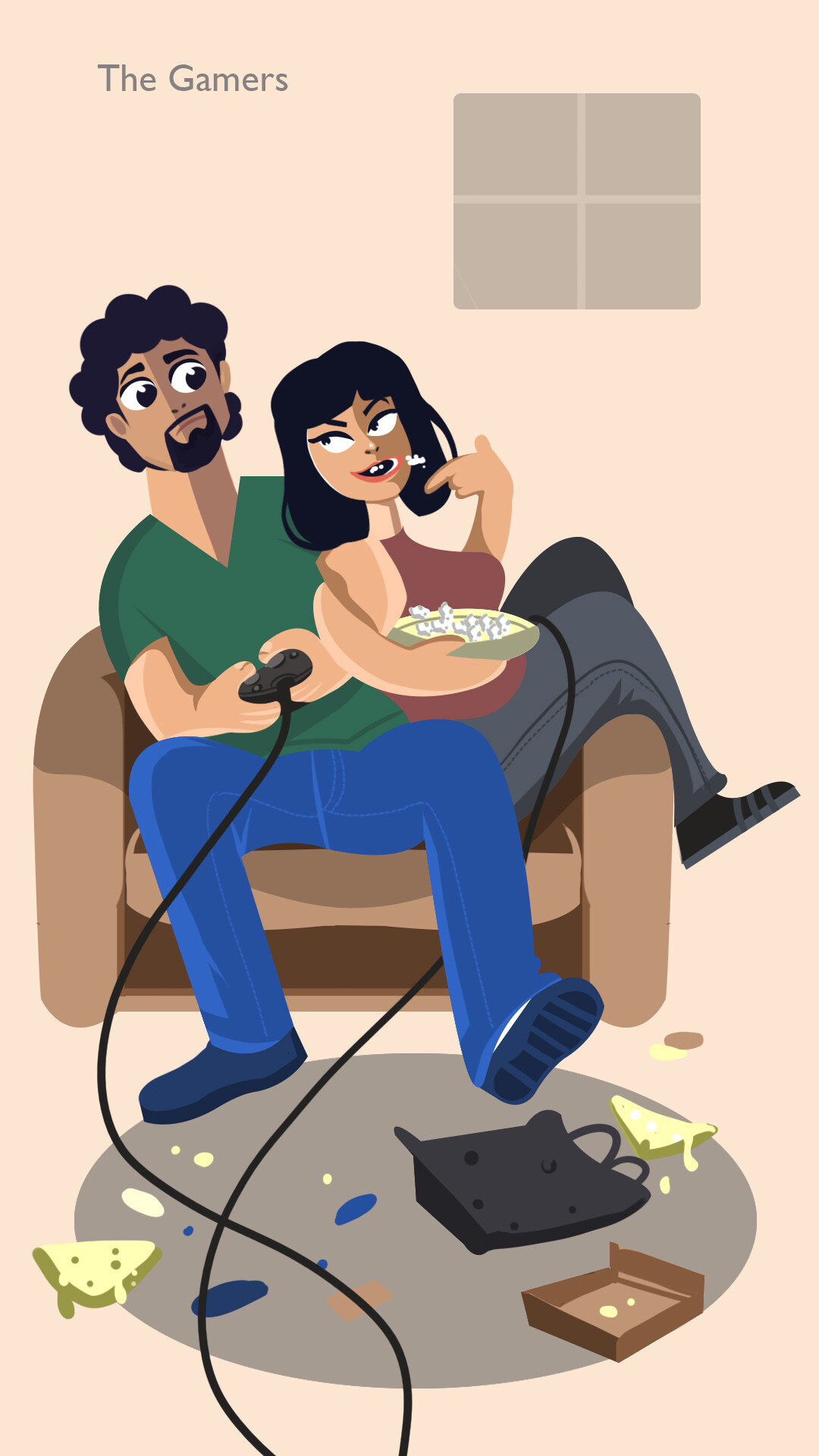 ramjeeva cartoons - Funny couples