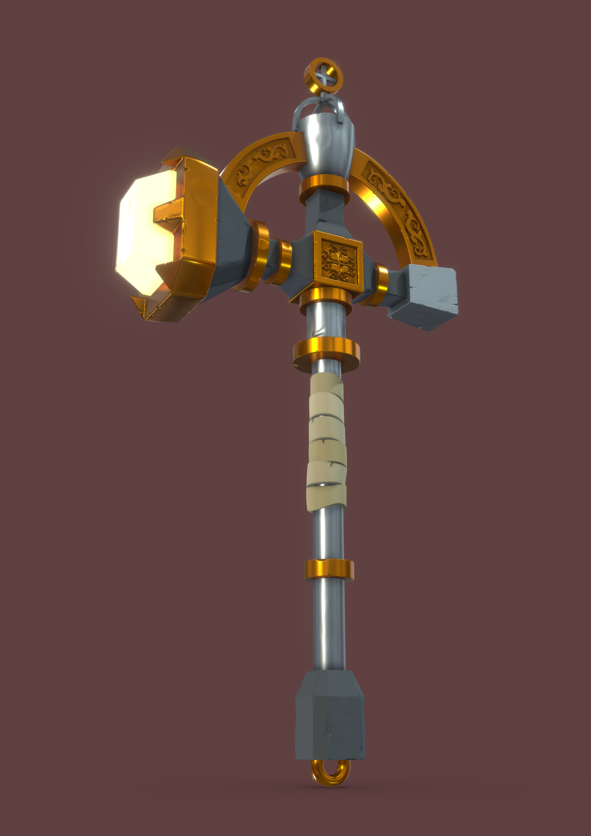 ArtStation - Battle Priest Hammer