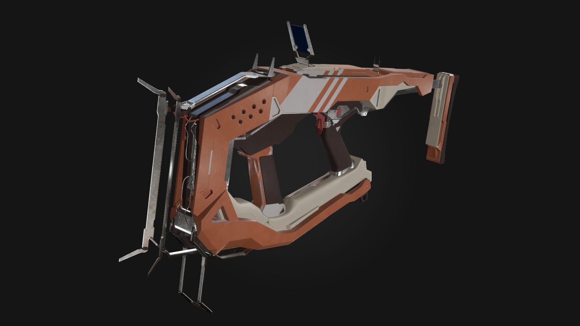 ArtStation - Plasma SMG based on 2D art from Pavel Pustovoit