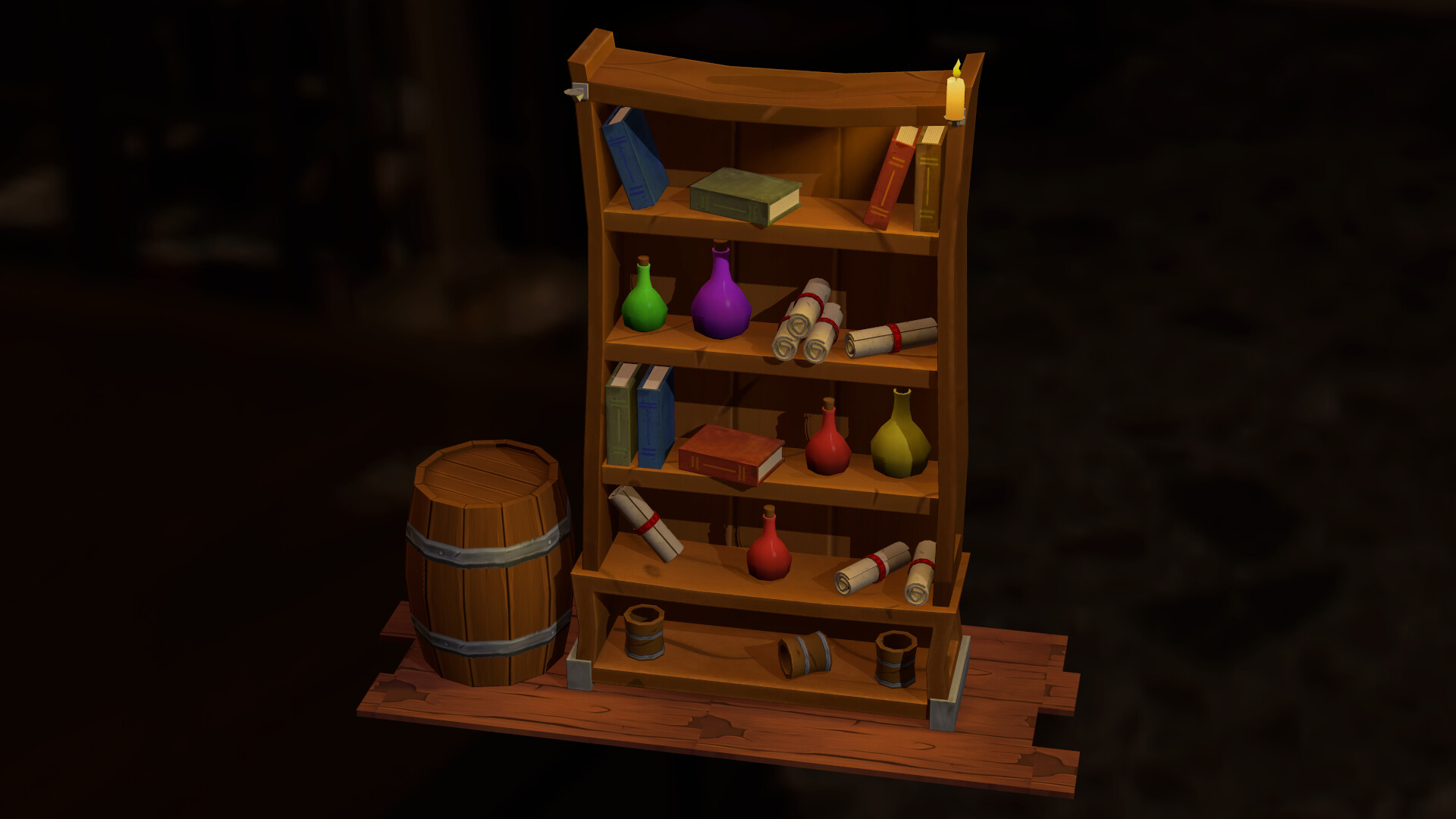 ArtStation - Stylized Cupboard