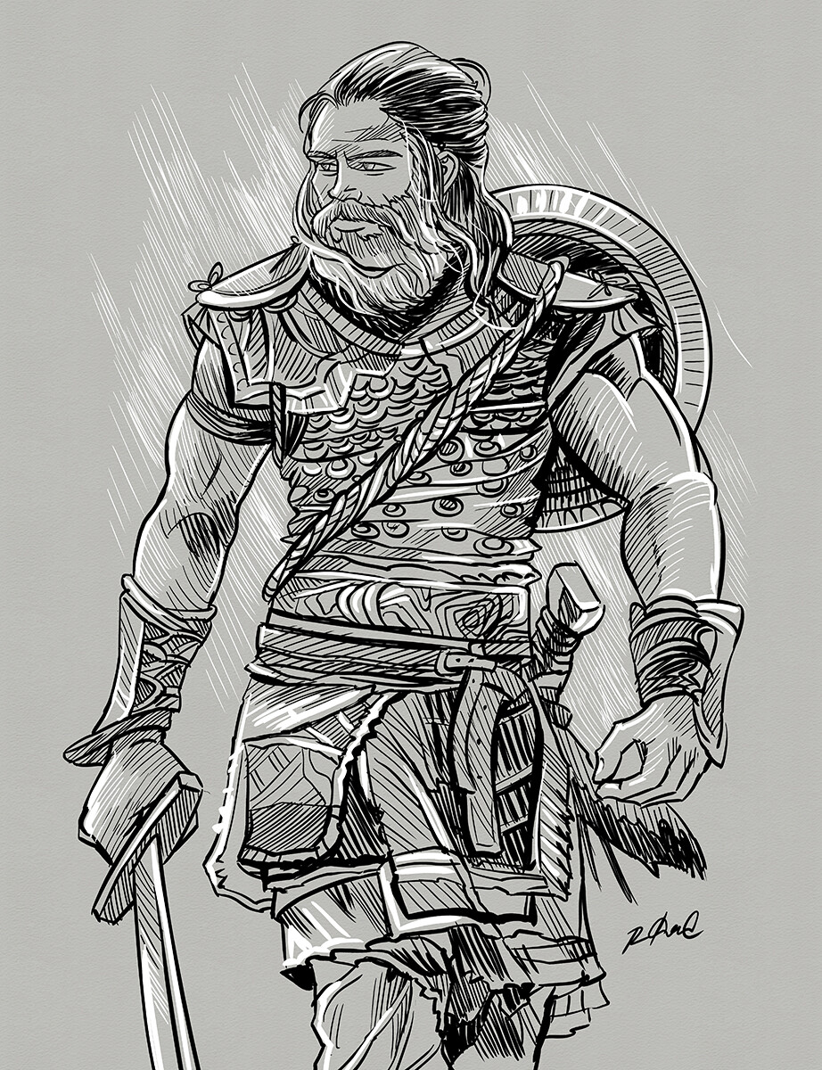 ArtStation - Inktober day 14 - Armor