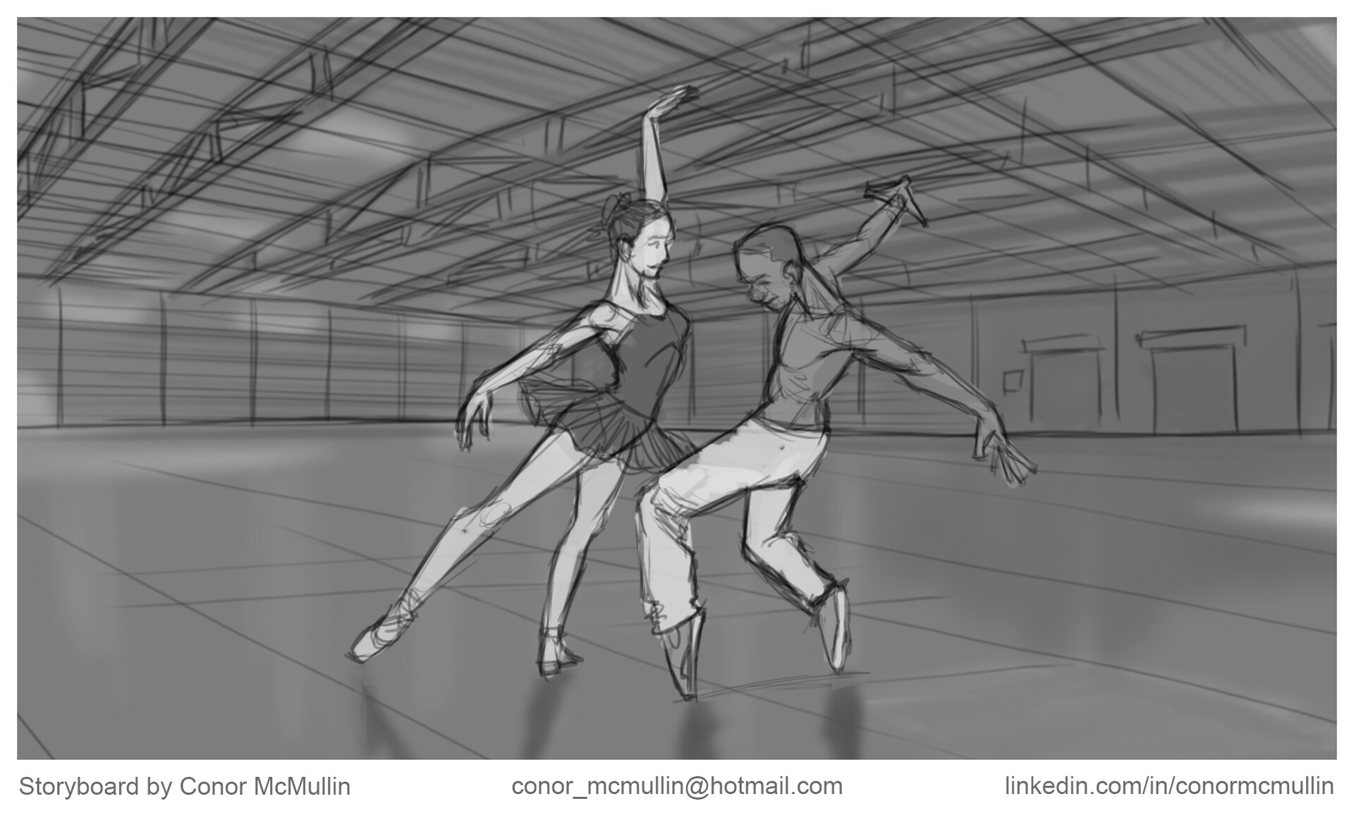 ArtStation - Storyboard Ballet v Breakdance 1