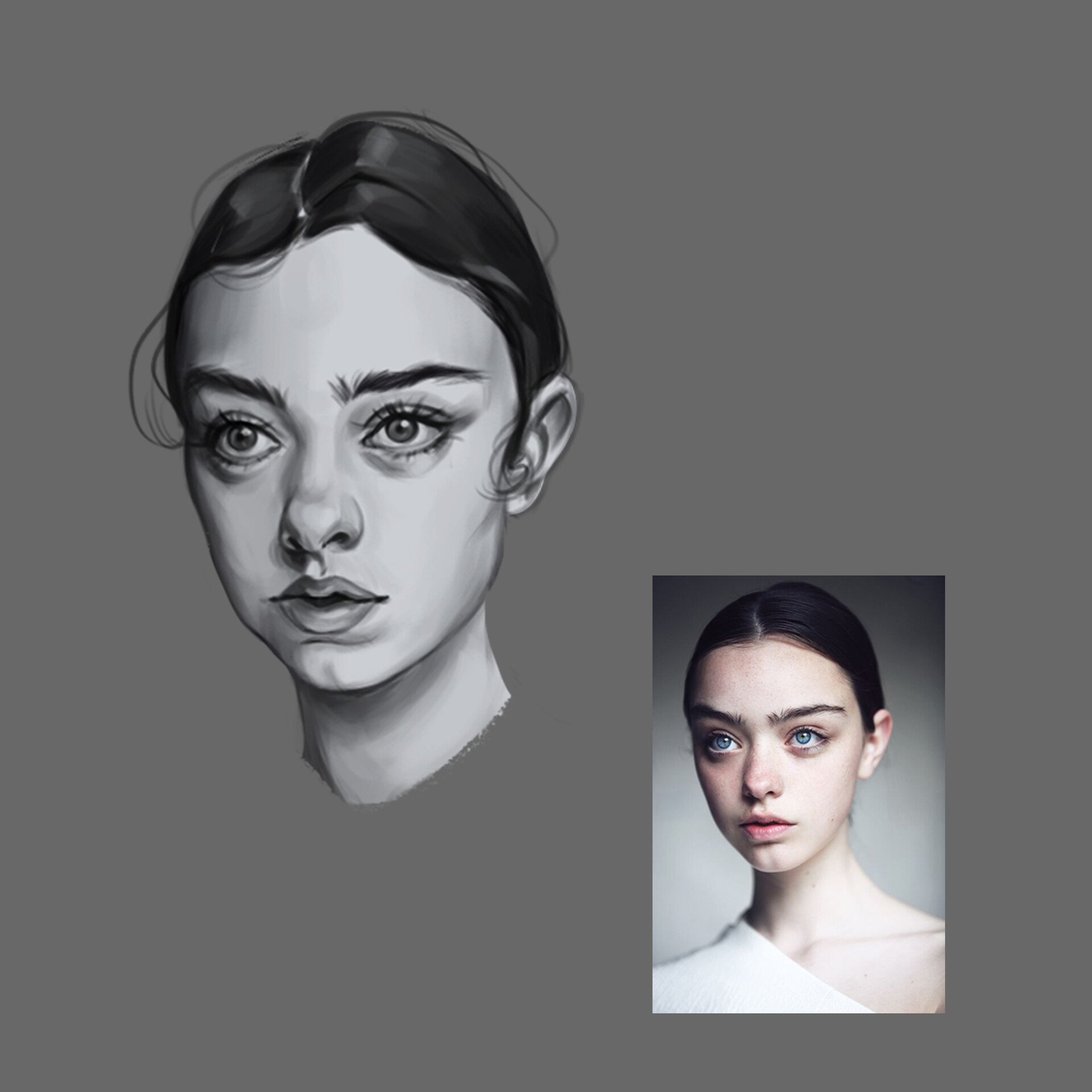 ArtStation - Portrait study