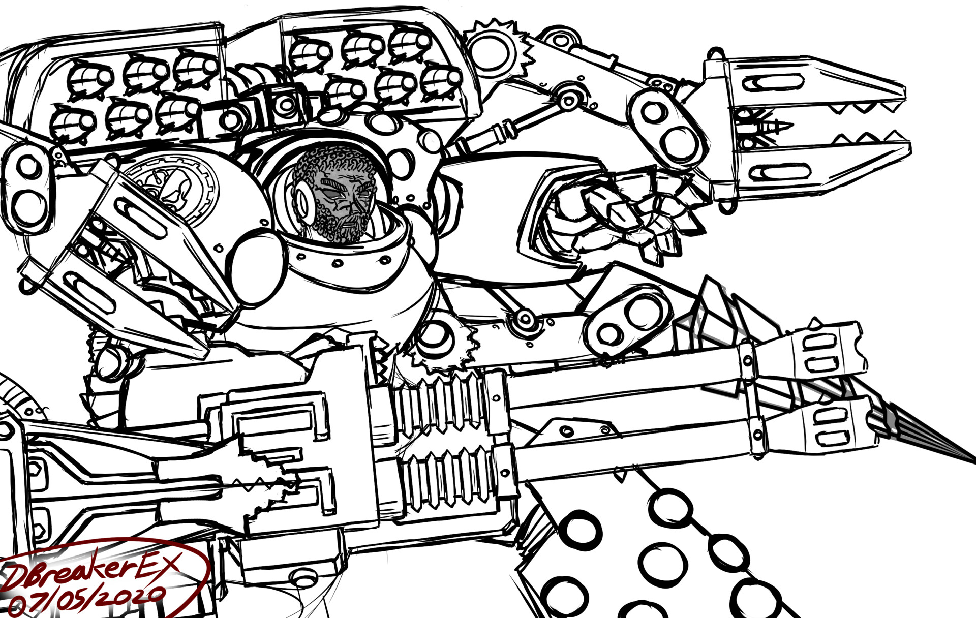 terminator coloring sheet