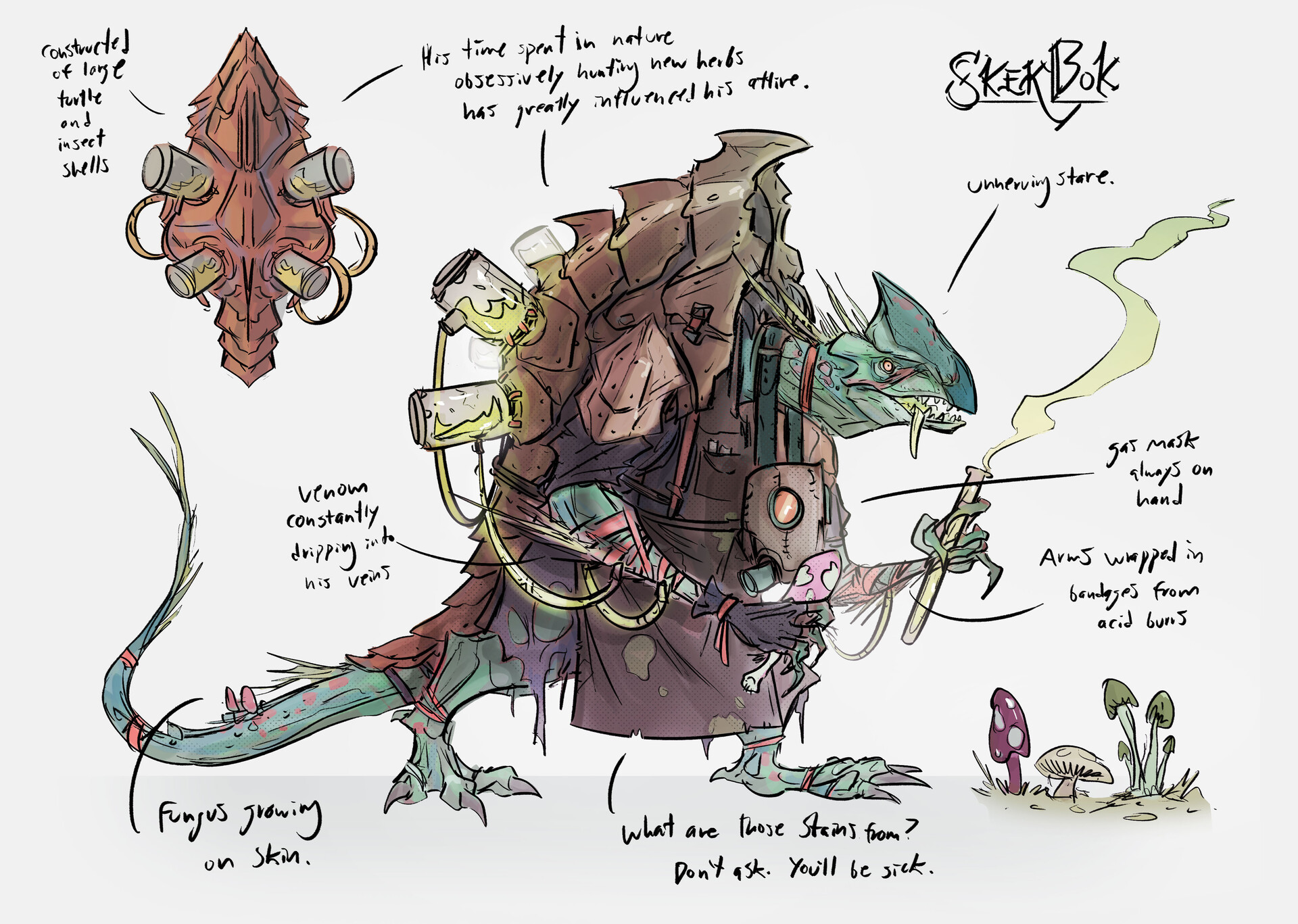 Eden Sanders - Skekbog The Toxologist. (Skeksis #skeksona)