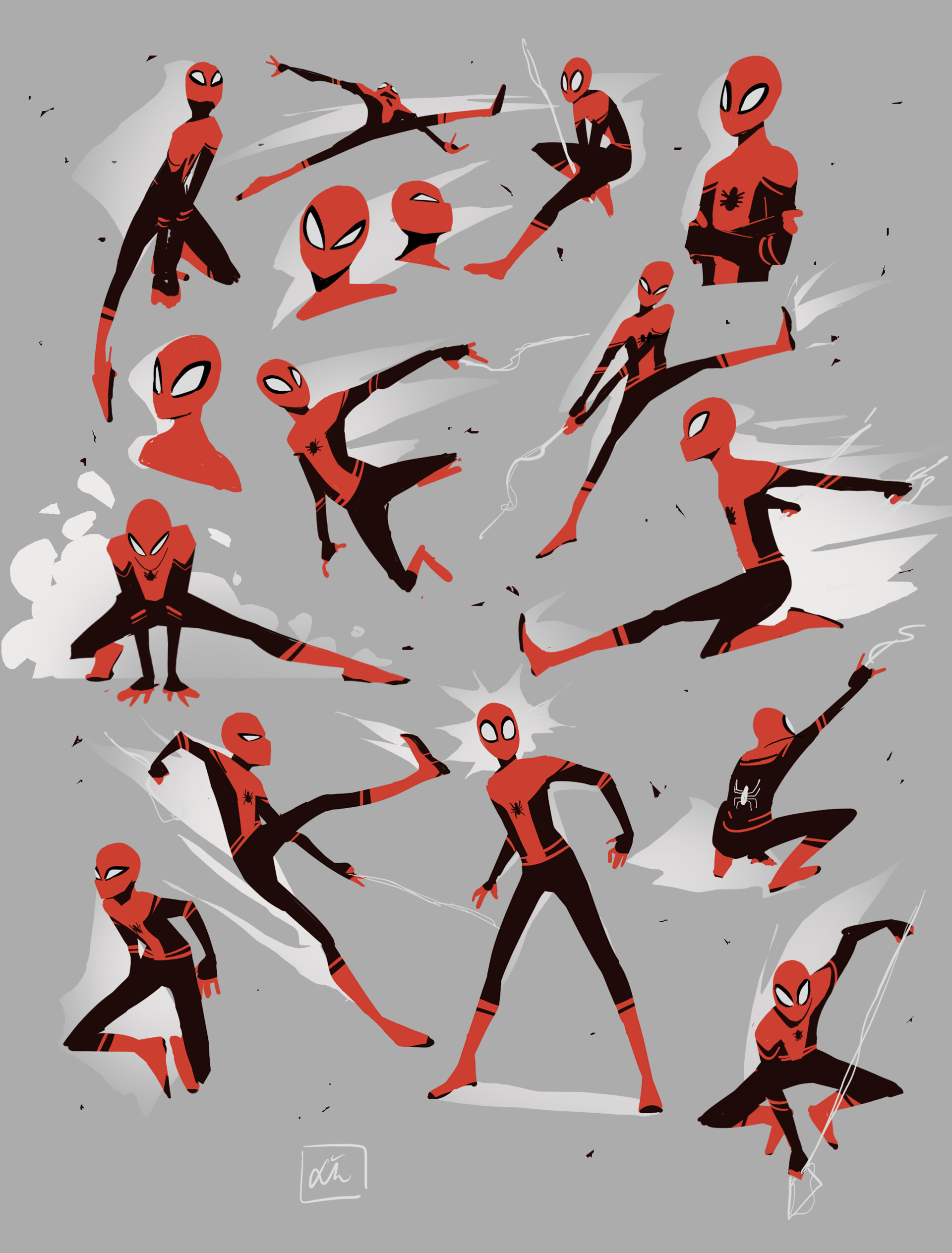 how to draw extreme poses