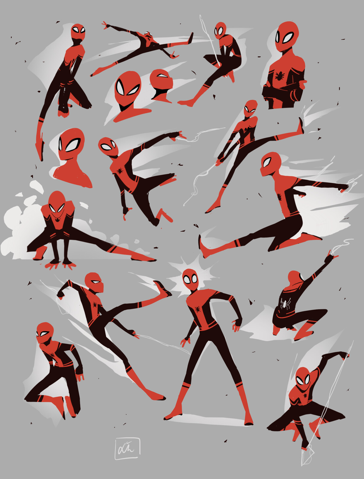 Ľubica Makóová - Spidey - random poses