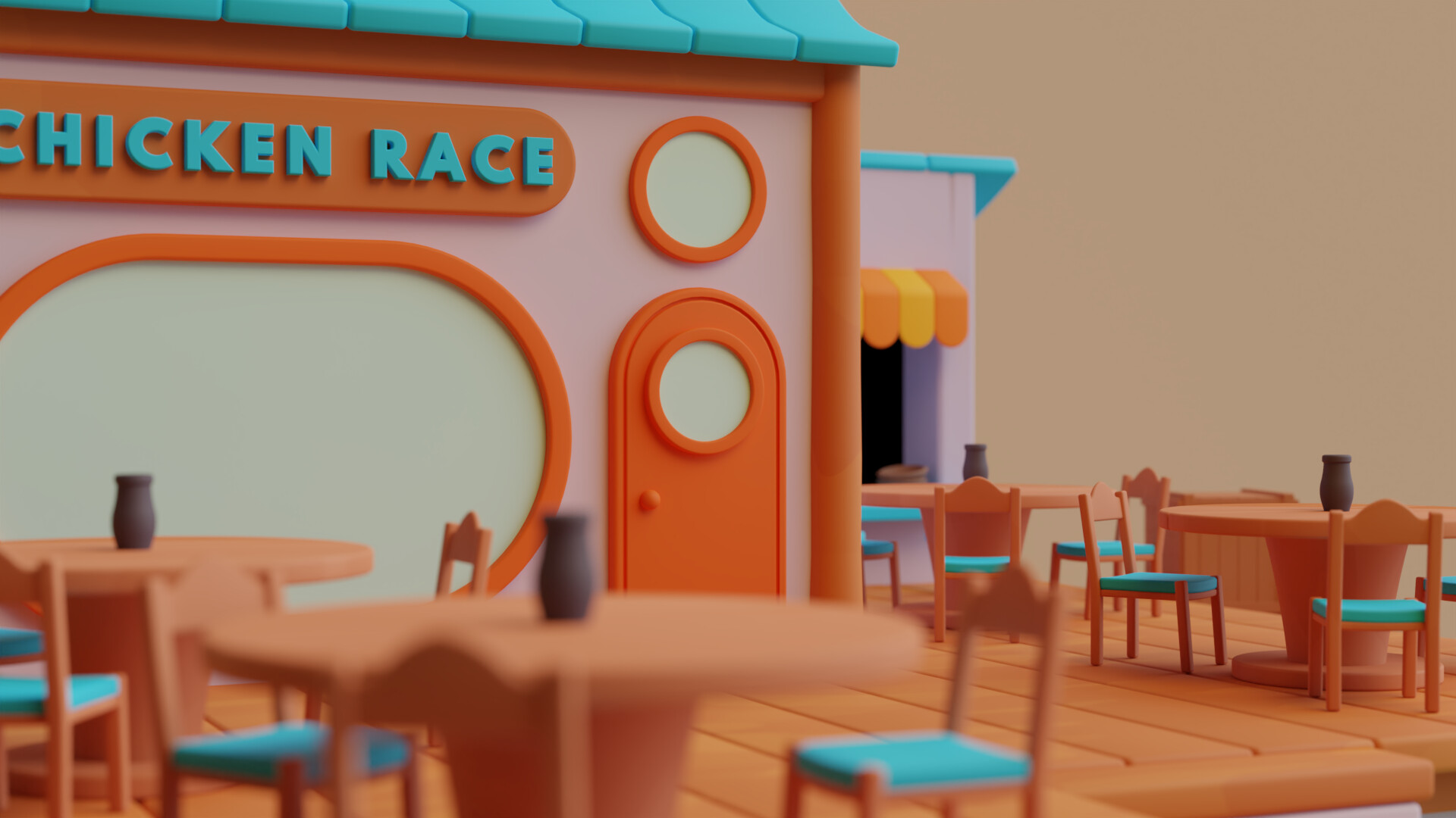 ArtStation - Cute Restaurant