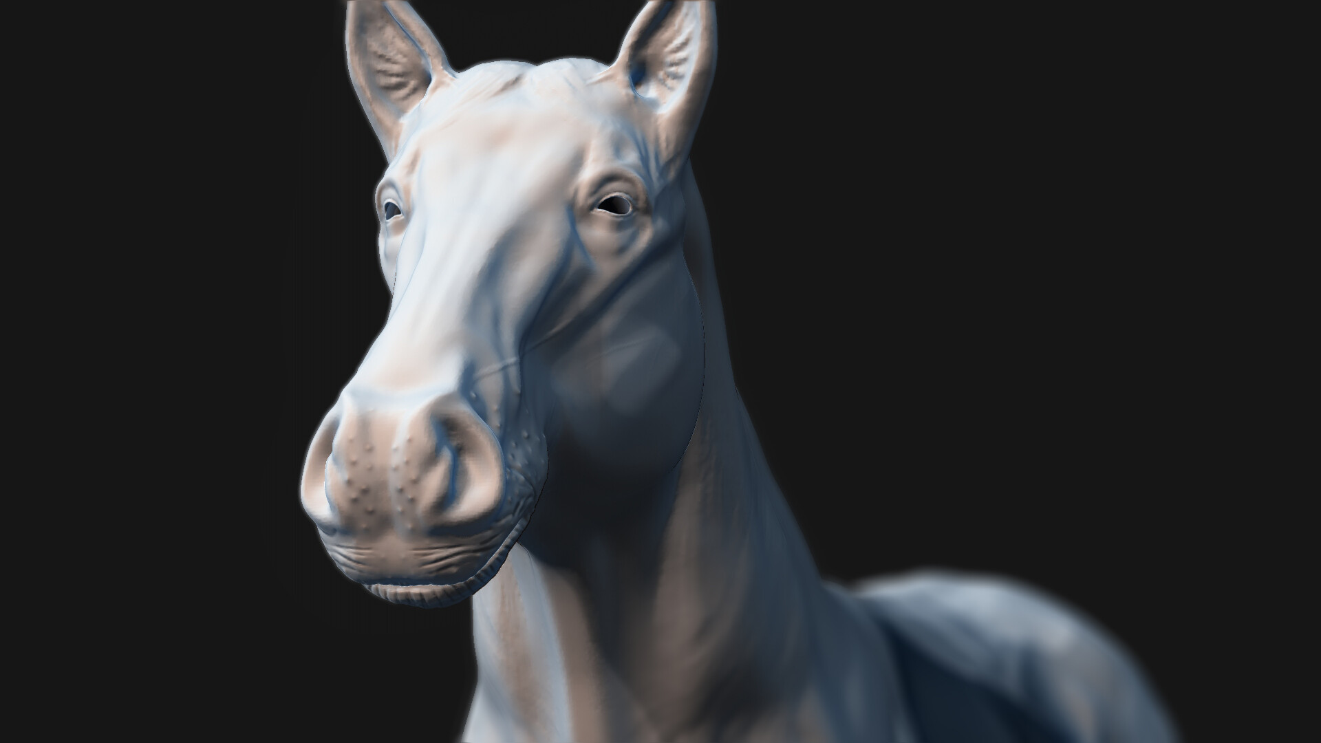 ArtStation - Practice Sculpt - Horse