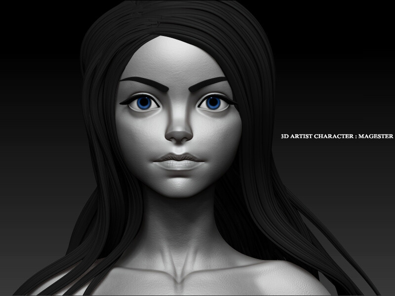 ArtStation - female stylized character