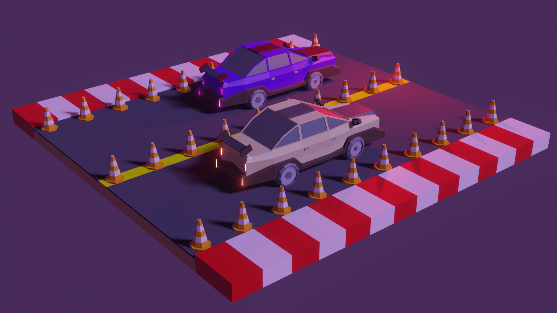 ArtStation - Low Poly Racing