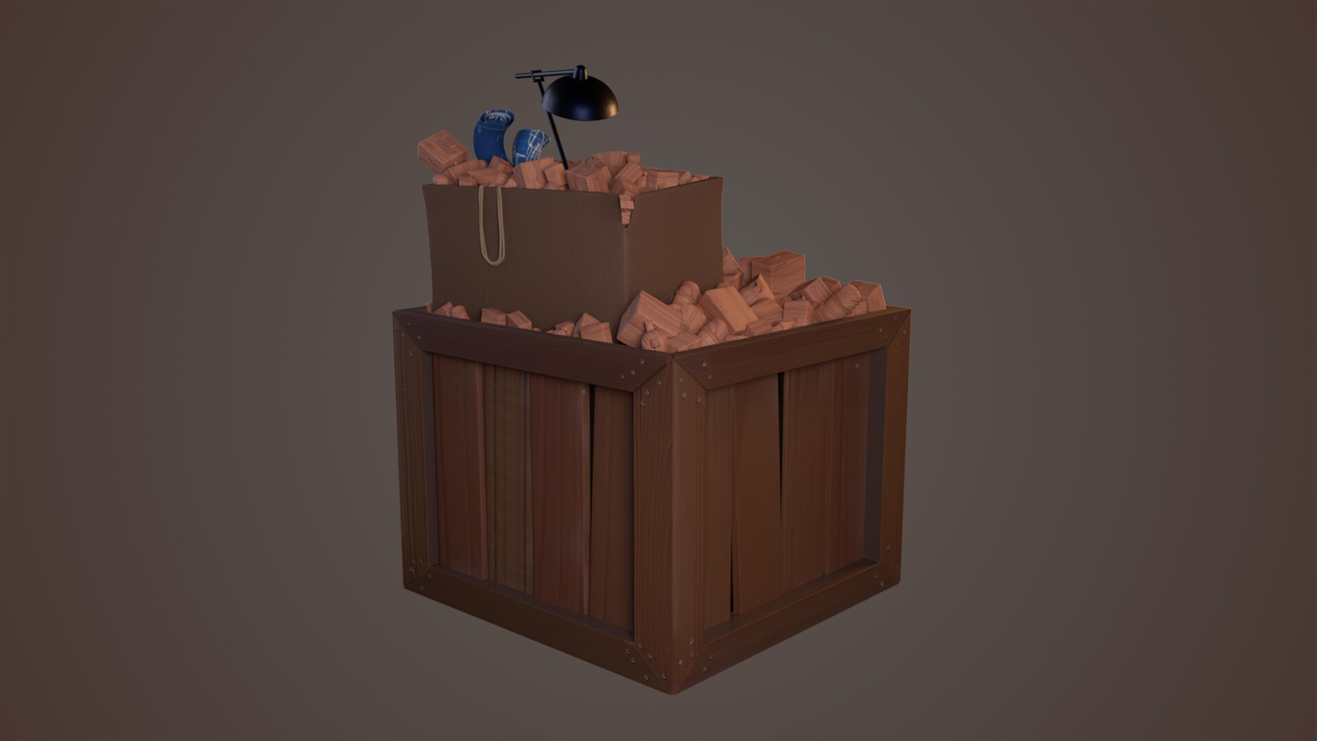 ArtStation - Storage Crate V2
