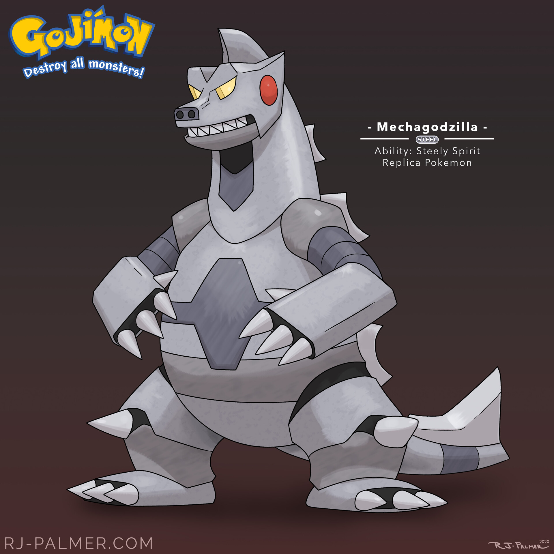Godzilla Looking Pokemon