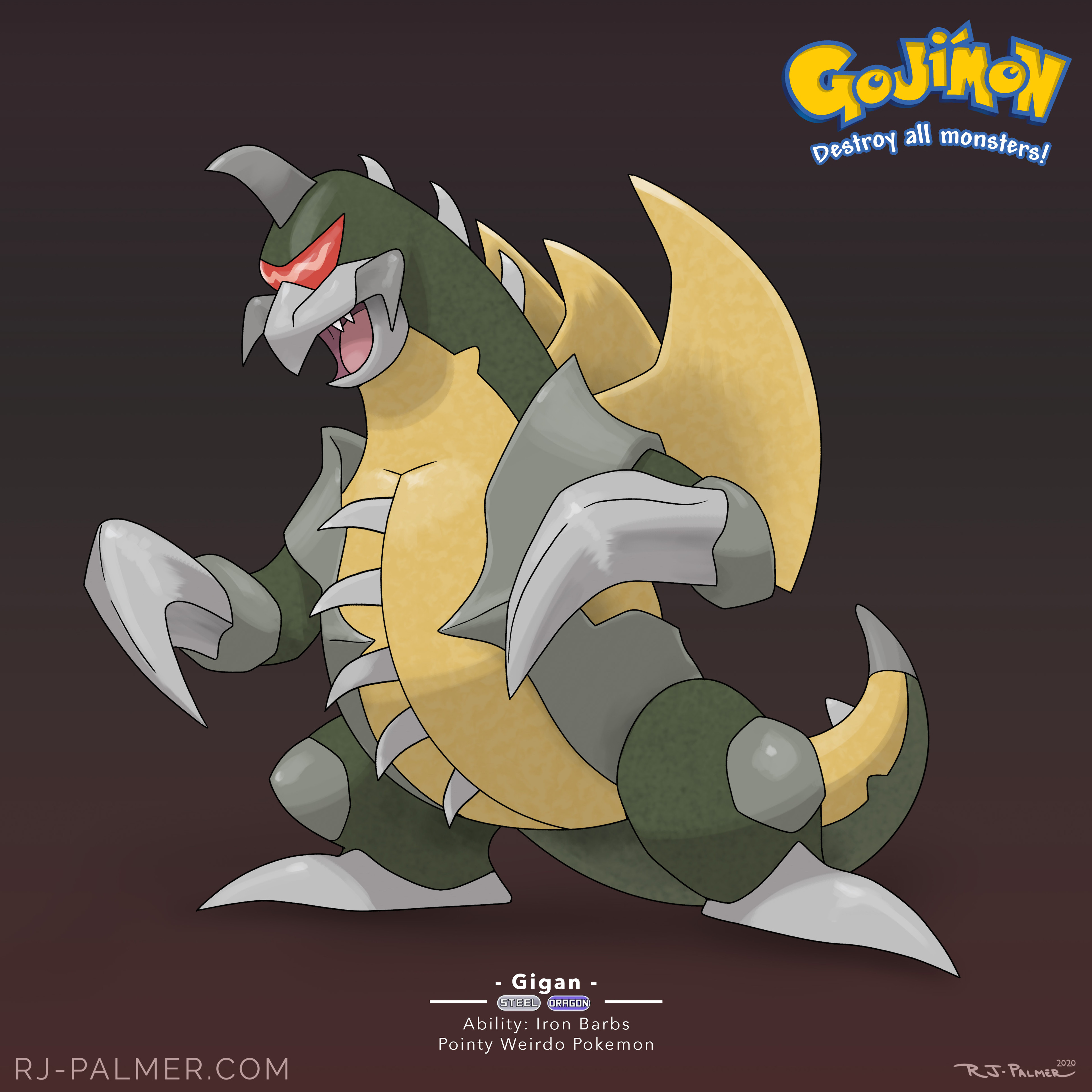 Rj Palmer Pokemon X Godzilla