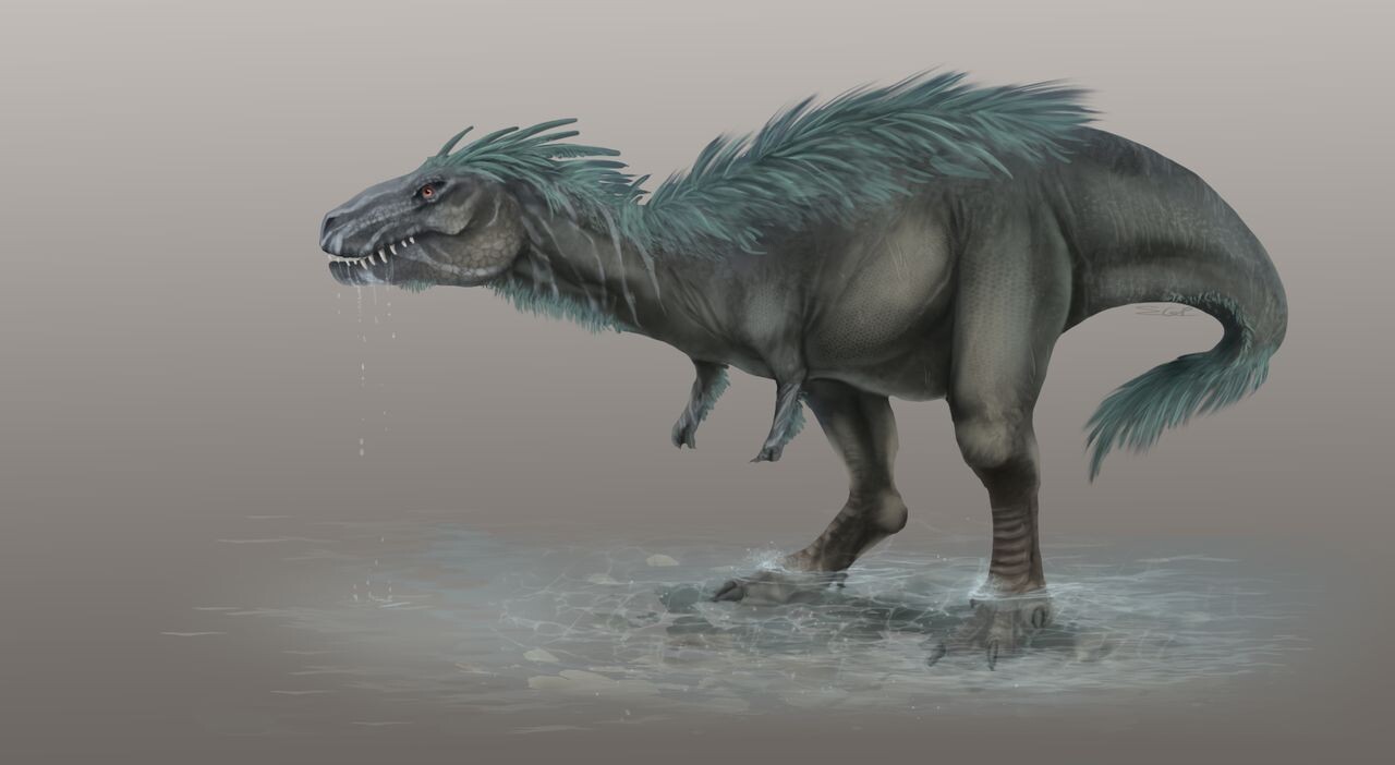 ArtStation - adolescent t-rex