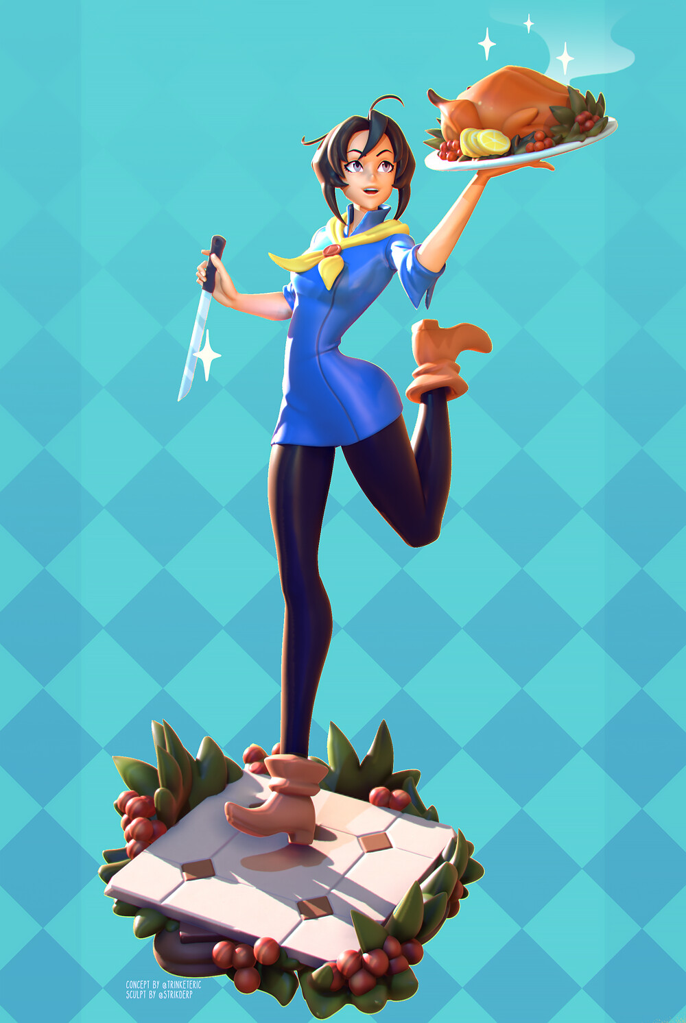 ArtStation - Battle Chef Brigade: Mina