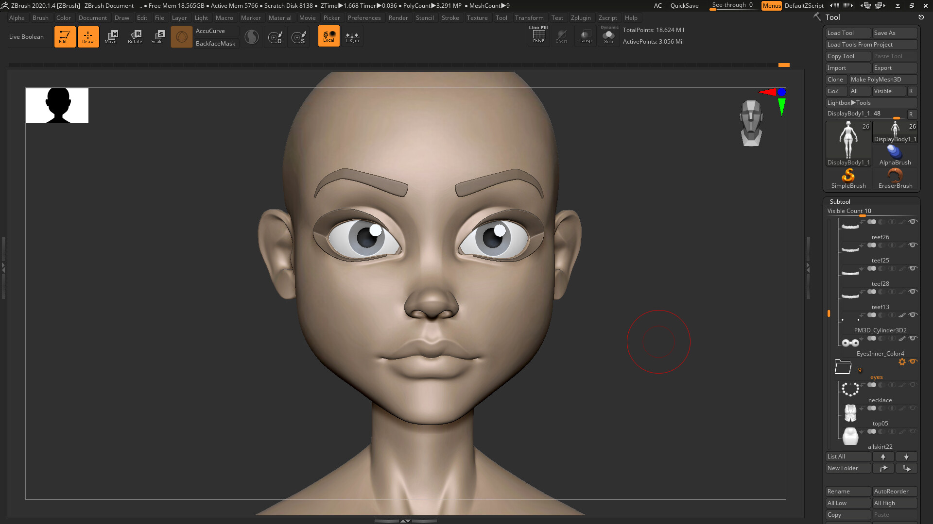 ArtStation - New Female Character - WIP