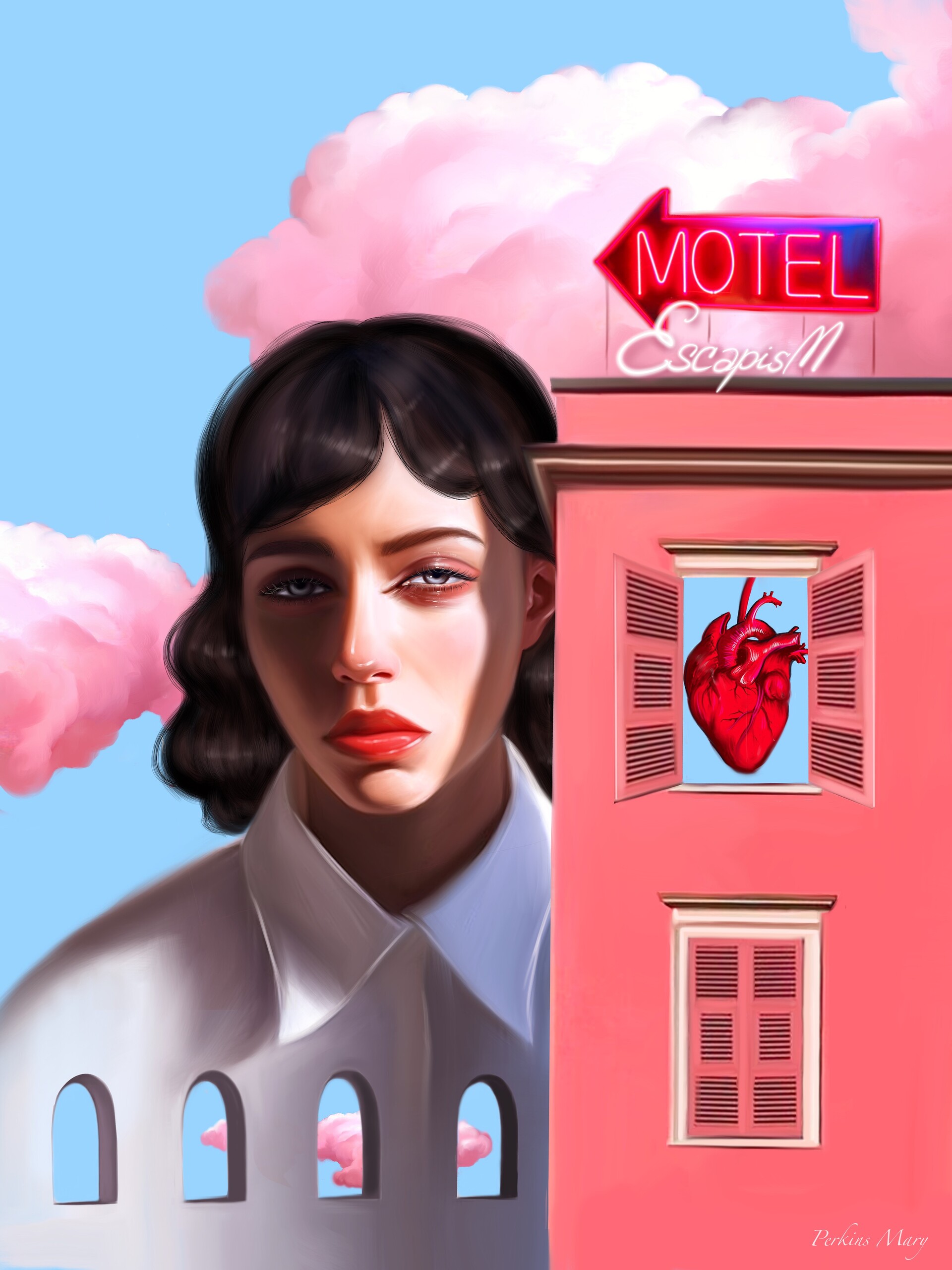 ArtStation - Welcome to the motel ESCAPISM