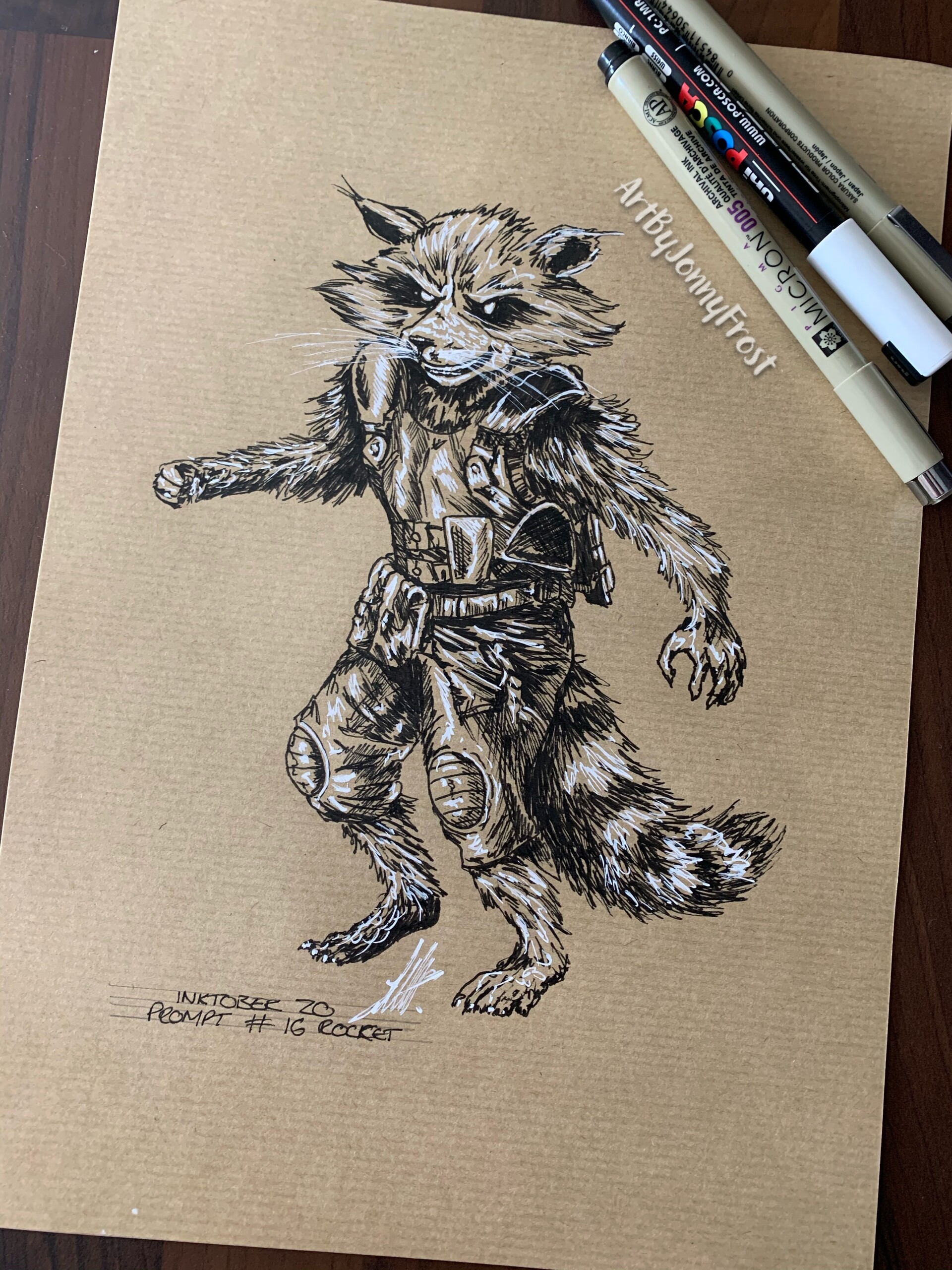 ArtStation - Inktober 20 Prompt #16 Rocket