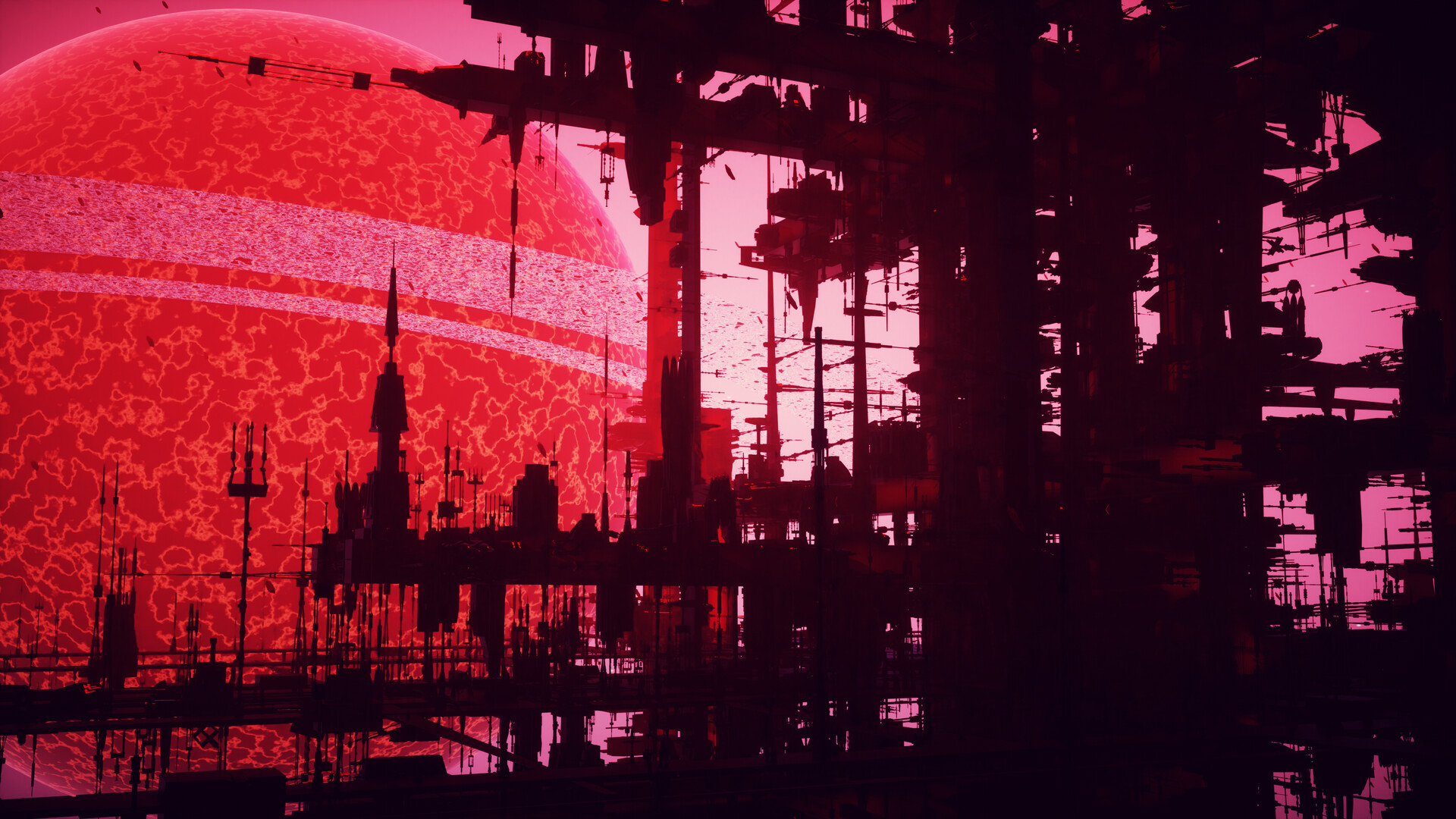 ArtStation - Orbital (work-in-progress - frames from animation).