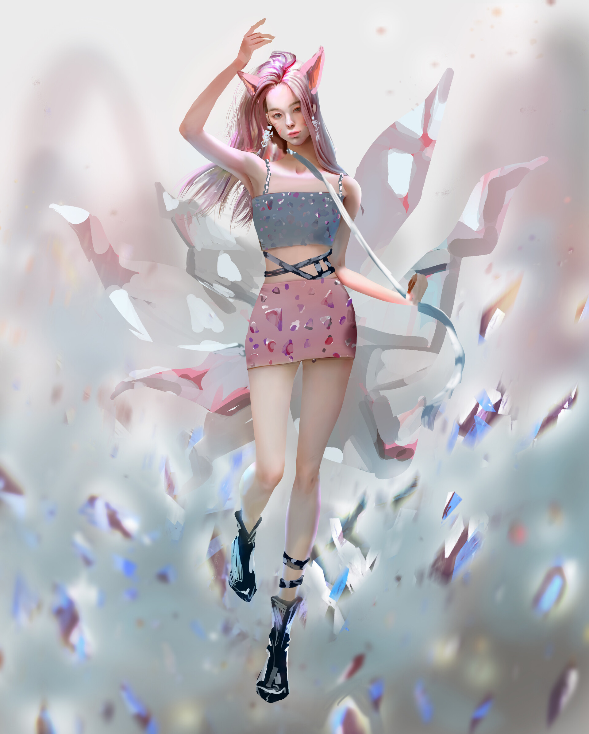 ArtStation - KDA ahri wip! k-idol.ver