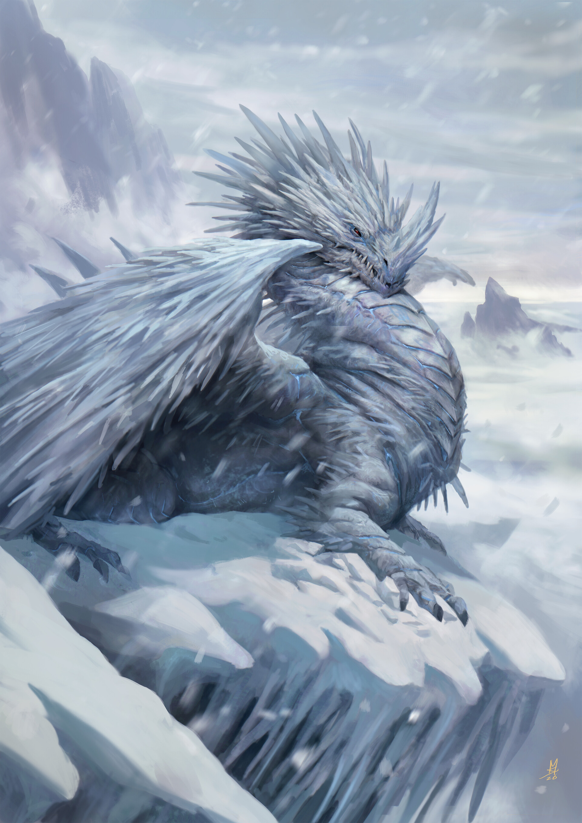 ArtStation - Ice Dragon