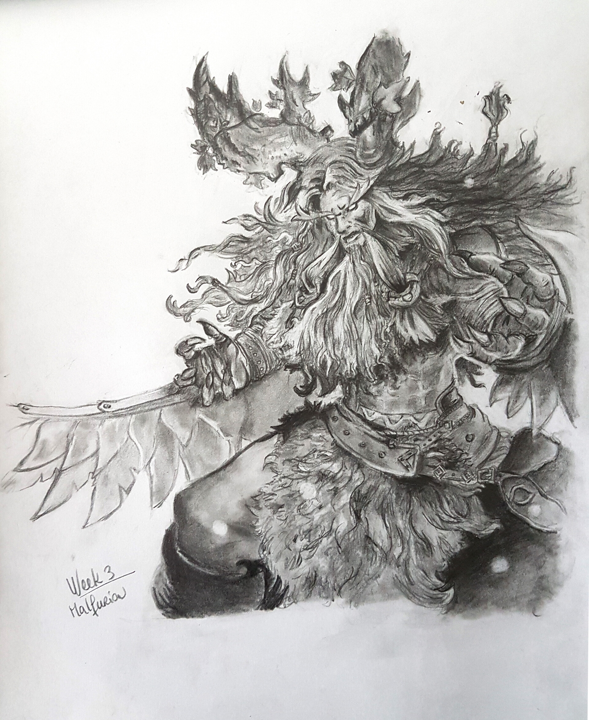 ArtStation - Weekly Portrait - Malfurion Stormrage