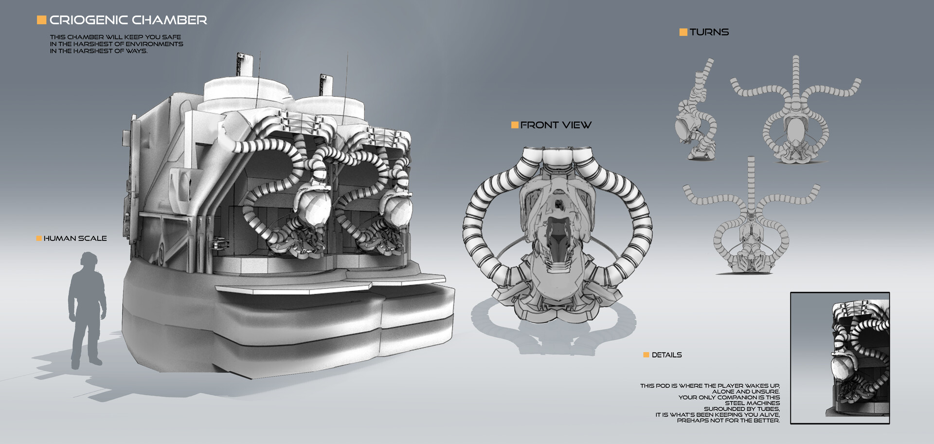 ArtStation - Cryogenic-Pod Concept